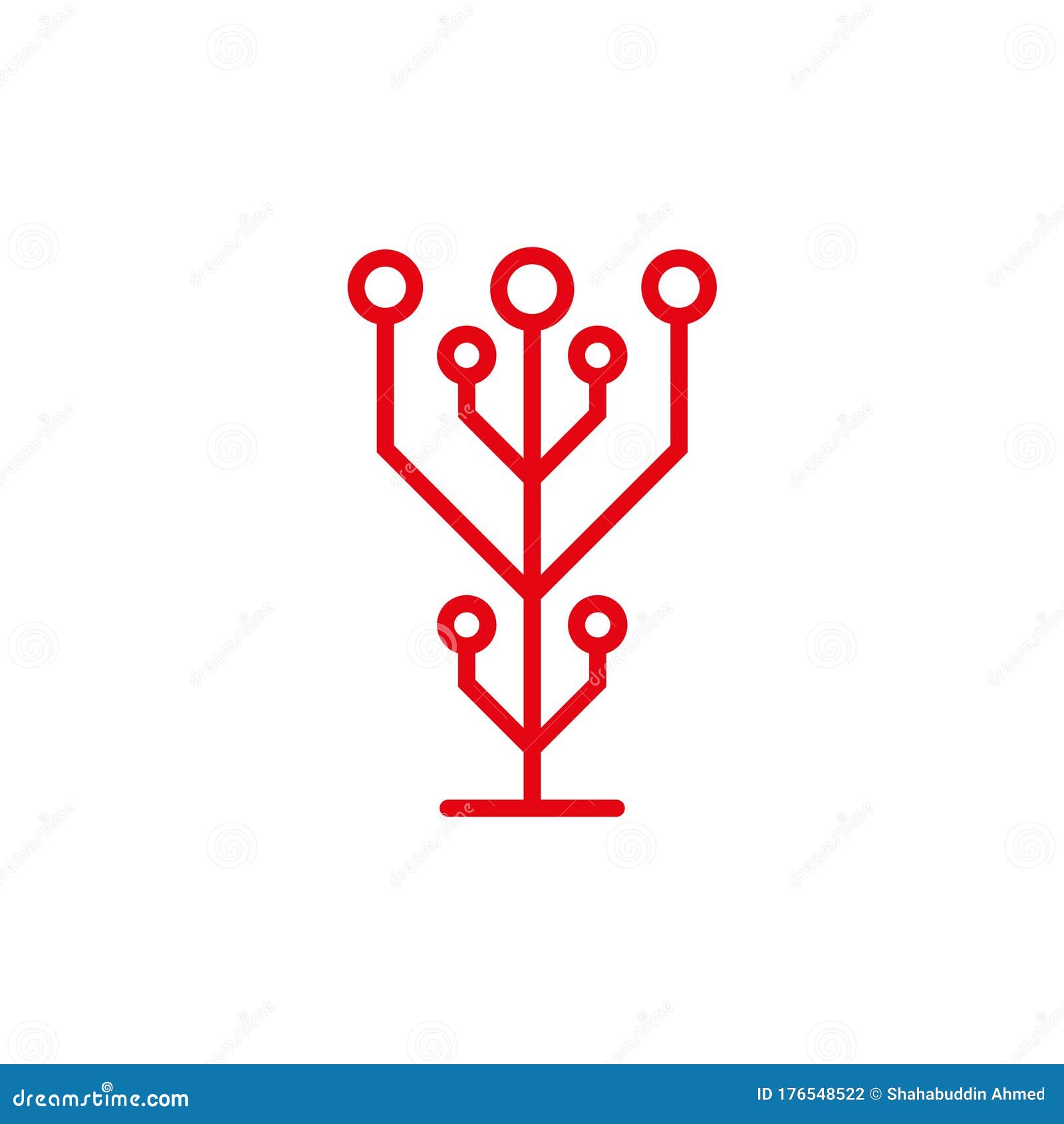 Tree Tech Logo Symbol or Icon Template. Technology Tree Vector Icon ...