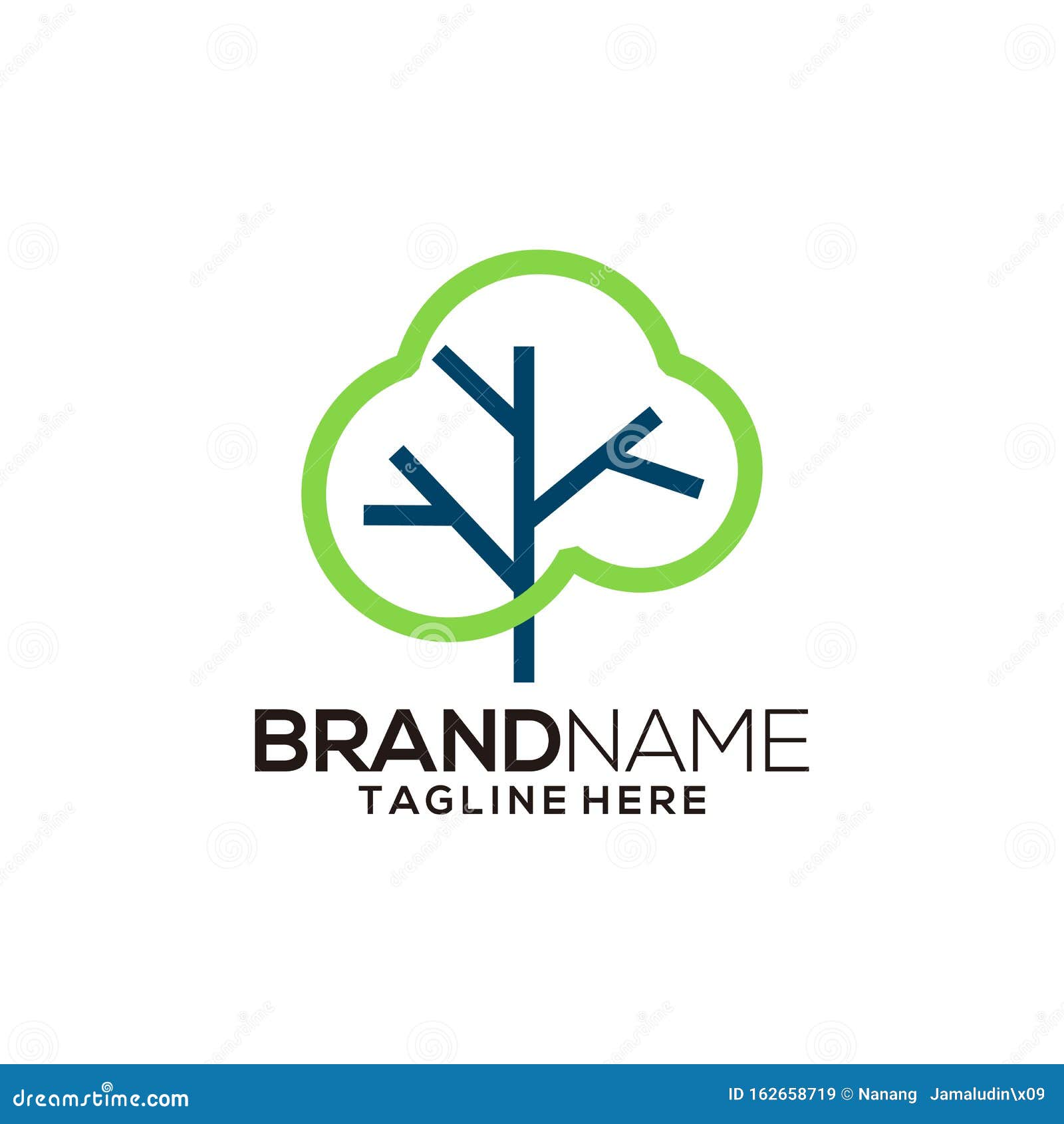 Creative Vector Logo Technology Tree is Suitable for it and Technology ...