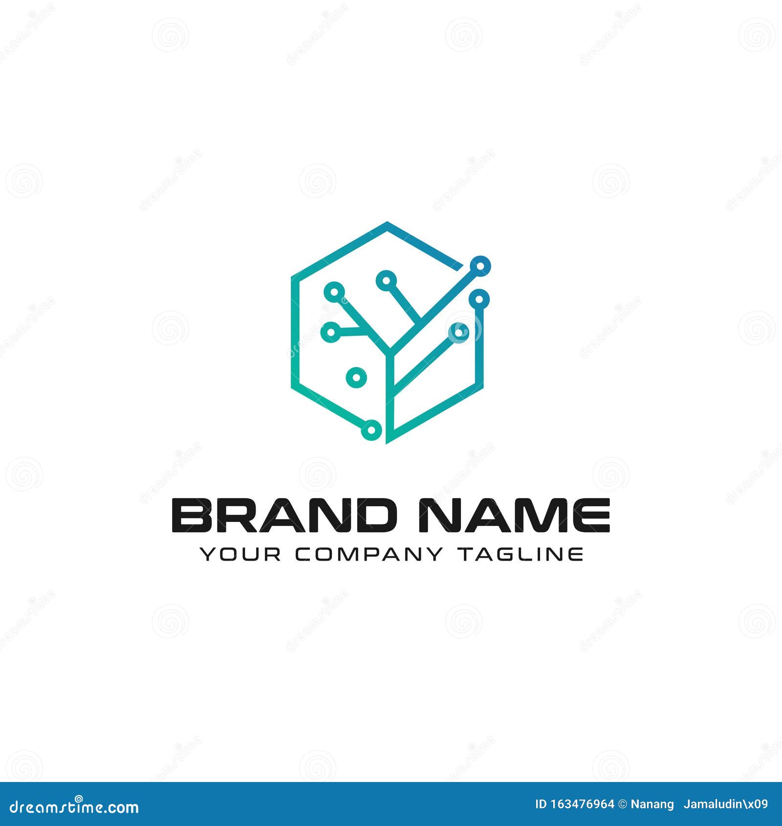 Tree Technology Logo Design Stock Vector - Illustration of creative ...