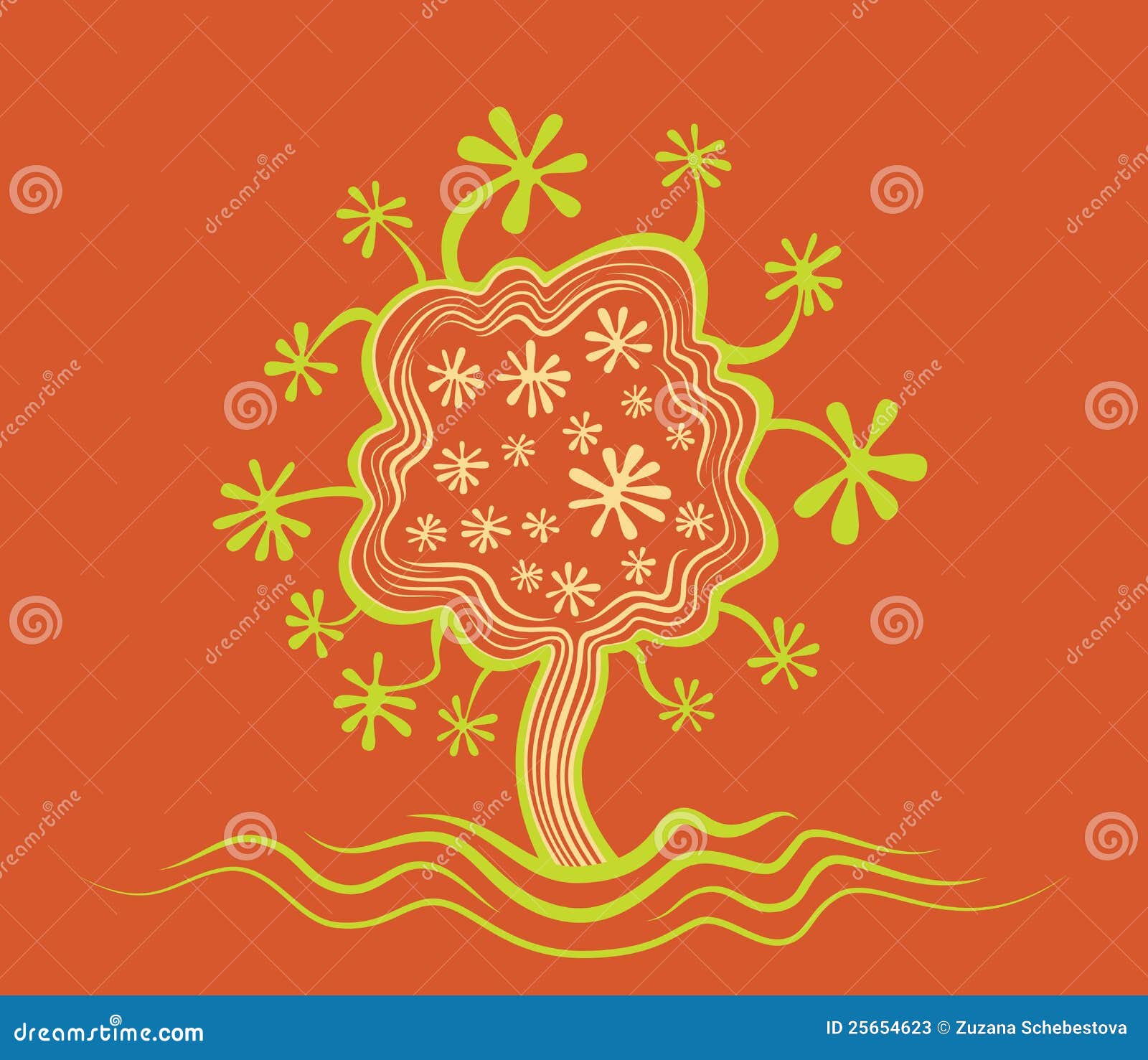 Tree Texture Design Illustration Stock Illustration - Illustration of ...