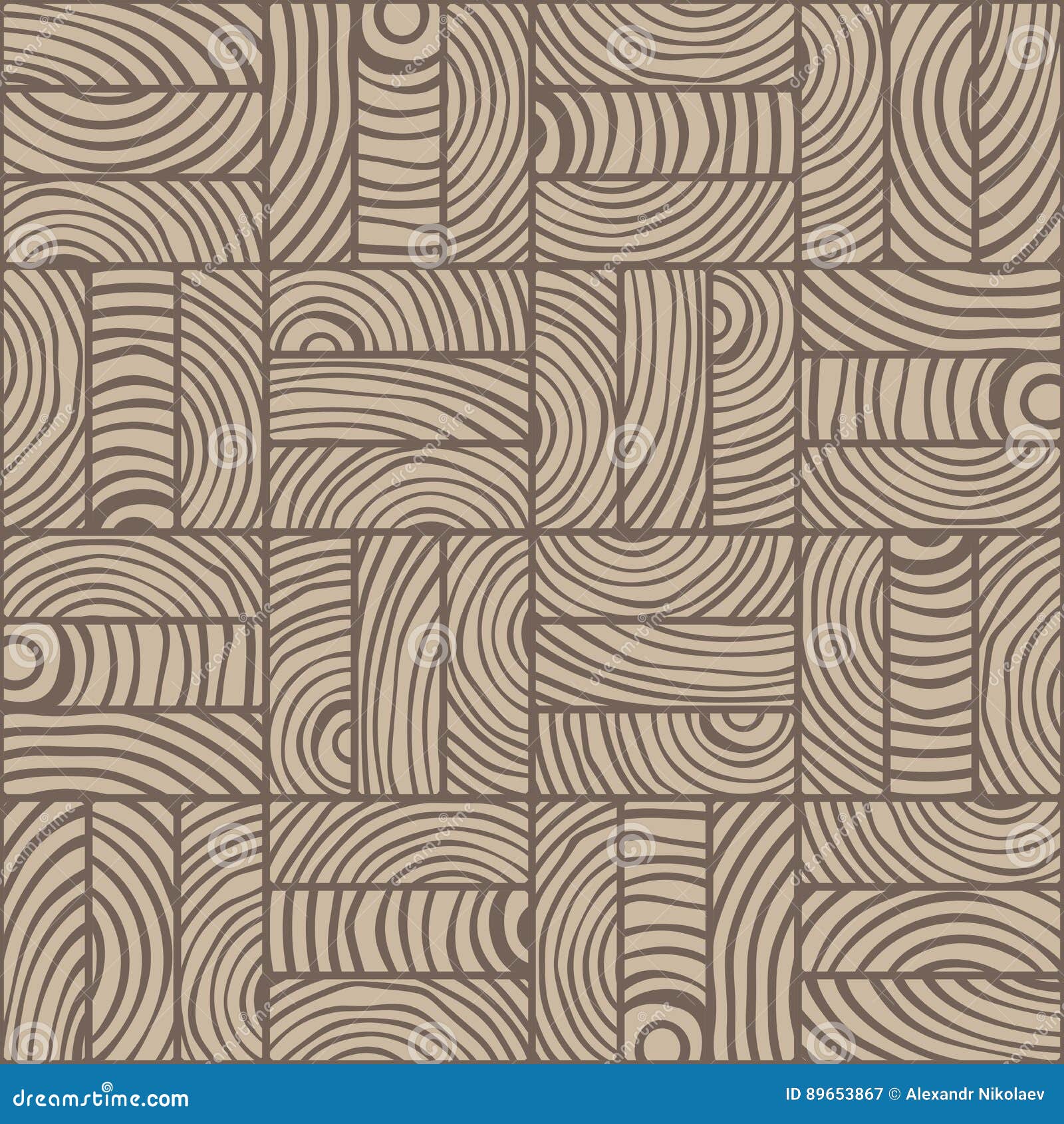 Tree Texture Tiles Seamless Vector Pattern Stock Vector - Illustration ...