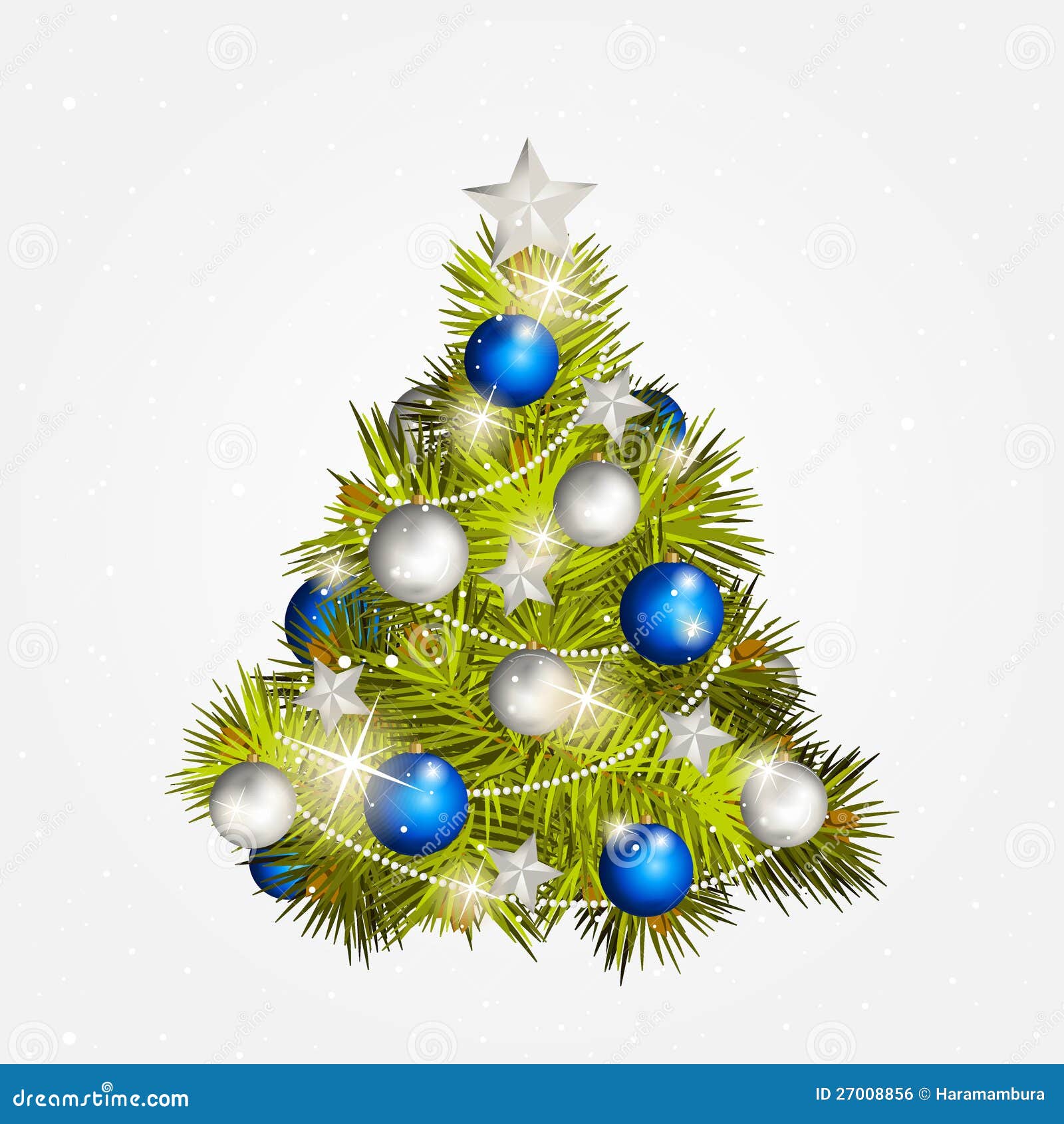 Tree with toys stock vector. Illustration of poster, abstract - 27008856