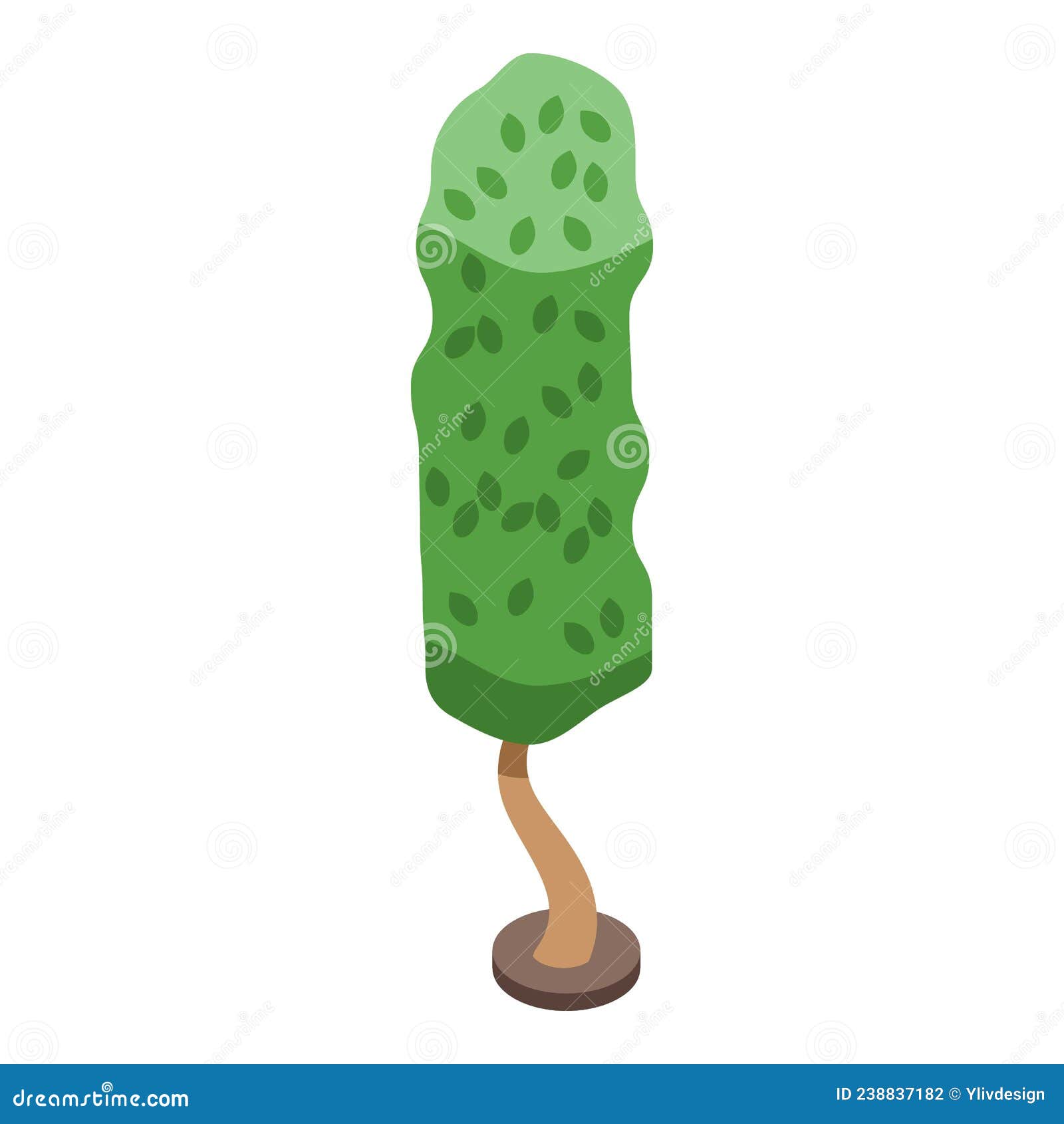 Tree Trim Icon Isometric Vector. Garden Maintenance Stock Vector ...