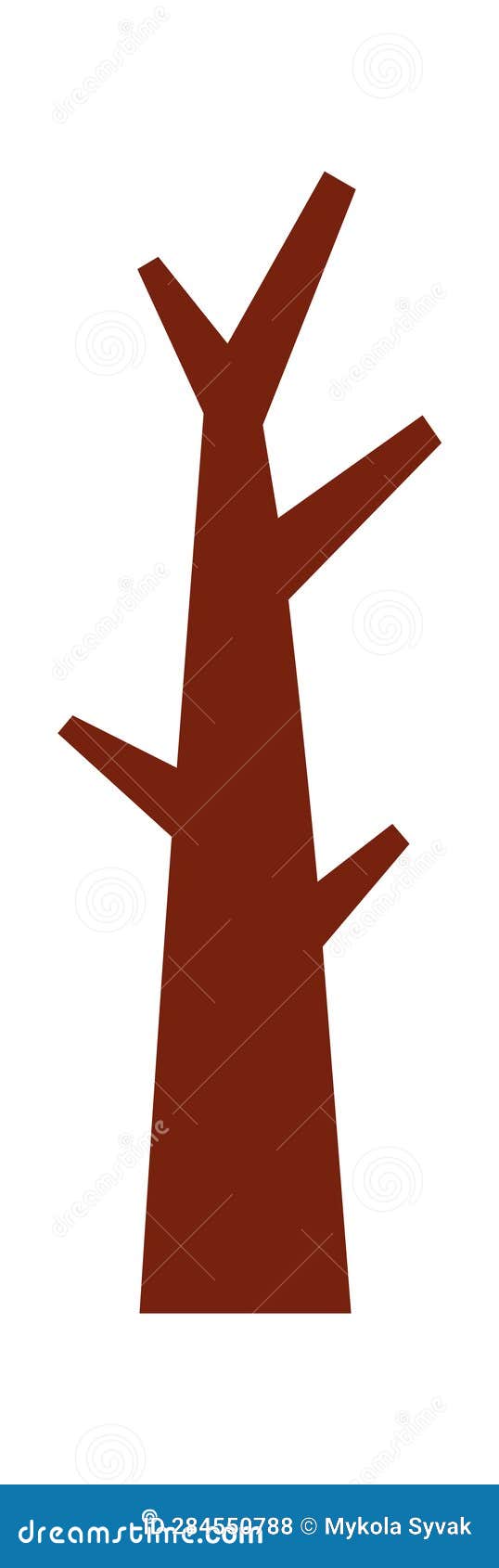 Tree Trunk Icon stock vector. Illustration of sign, design - 284550788