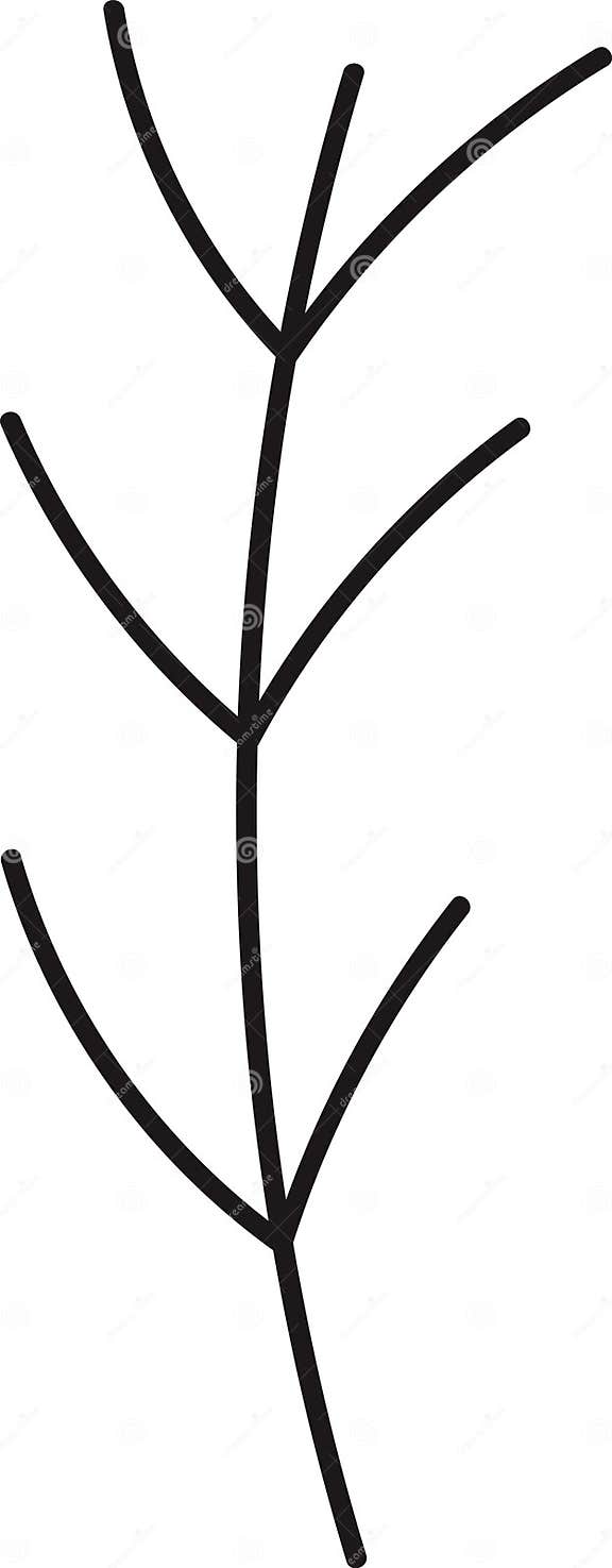 Tree Twig Icon stock illustration. Illustration of natural - 292244212