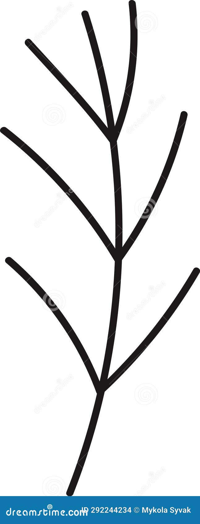 Tree Twig Icon stock vector. Illustration of garden - 292244234
