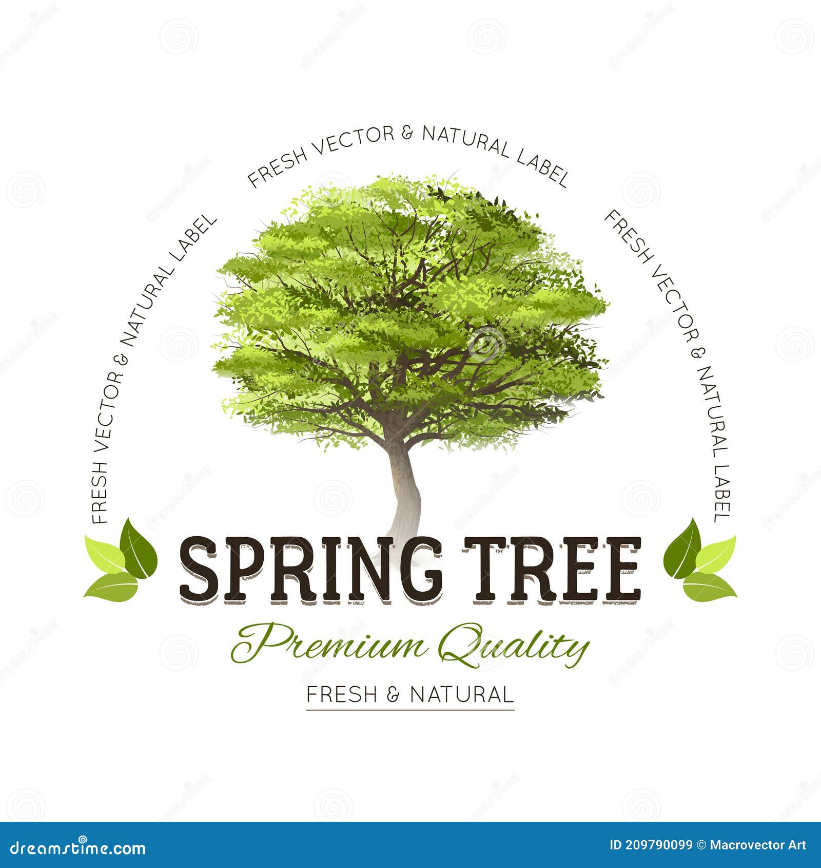 Tree typography logo stock vector. Illustration of bark - 209790099