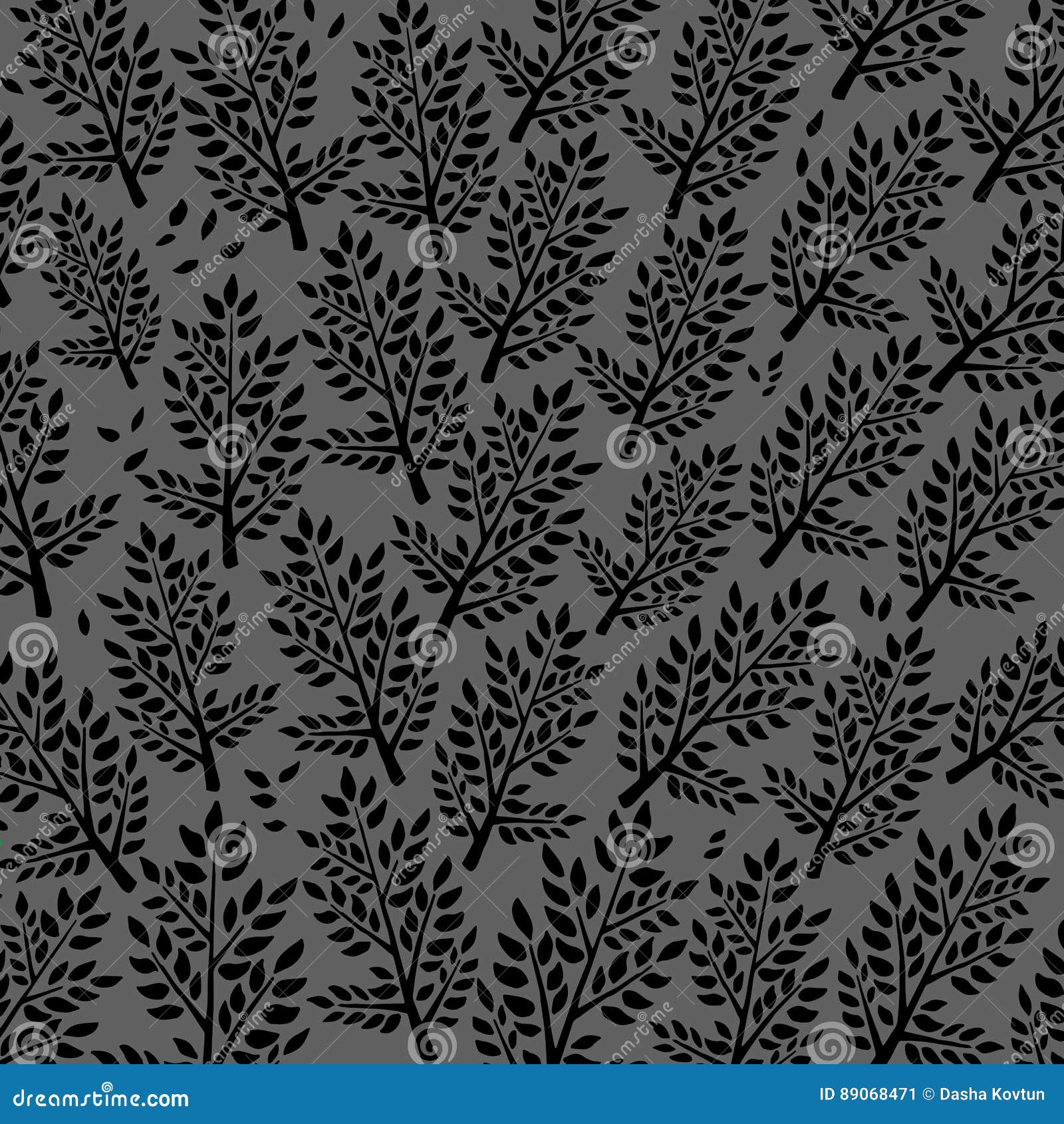 Tree Vector Branch Forest Twig Nature Plant Stock Vector - Illustration ...