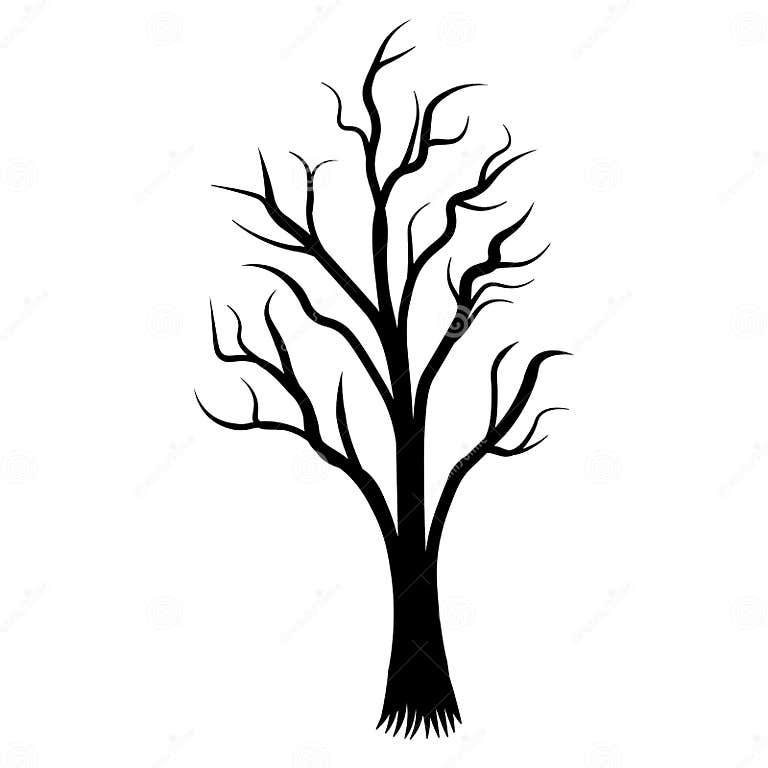 Tree Decorative Cover Pattern Background Vector Illustration Design ...