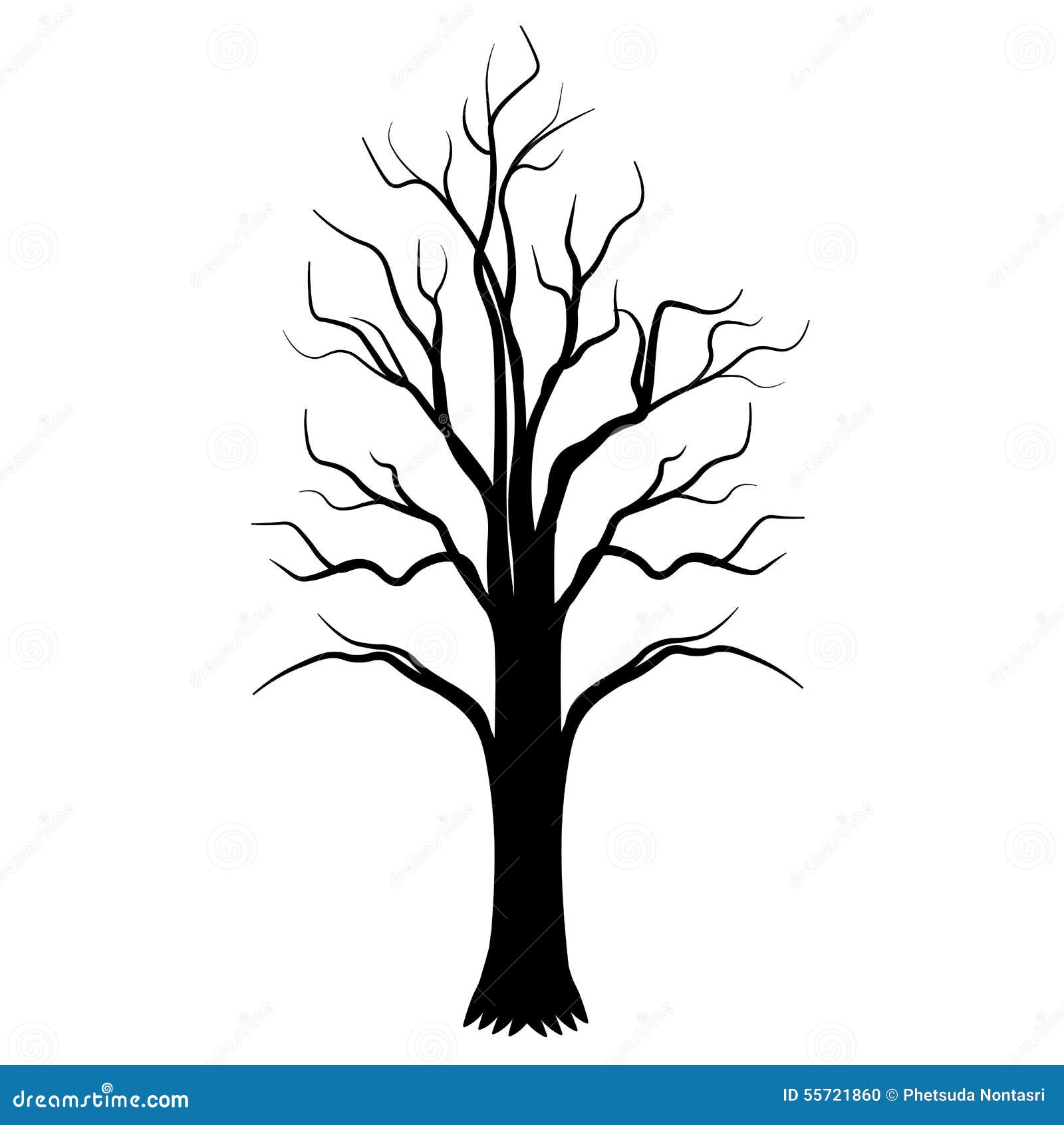 Tree Decorative Cover Pattern Background Vector Illustration Design ...