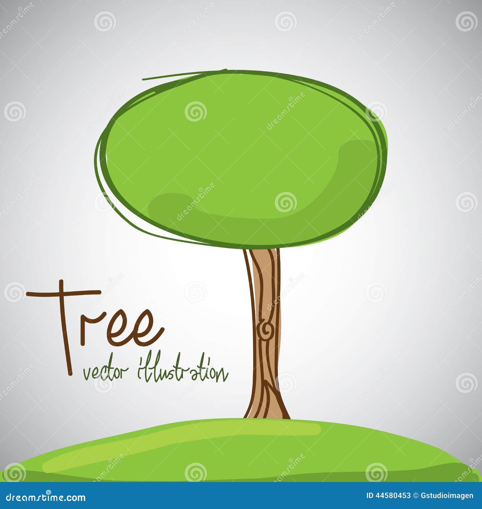 Tree Vector stock vector. Illustration of pattern, design - 44580453