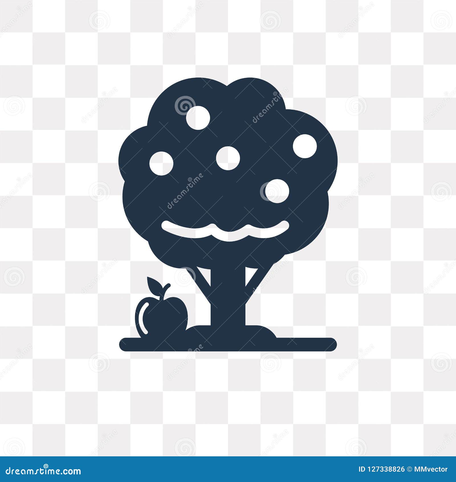 Tree Vector Icon Isolated on Transparent Background, Tree Trans Stock ...
