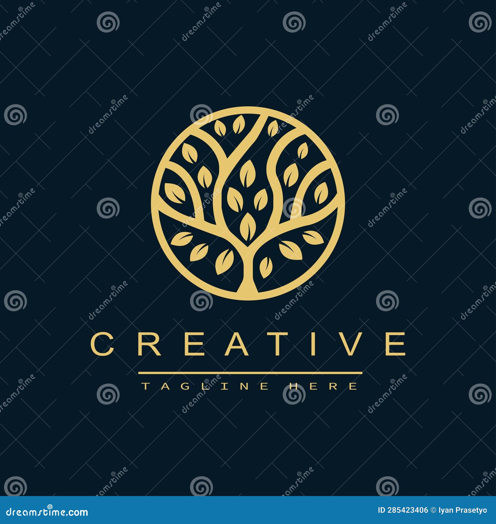 Tree Logo Vector Design. Garden Plant Natural Symbols Template. Tree of ...