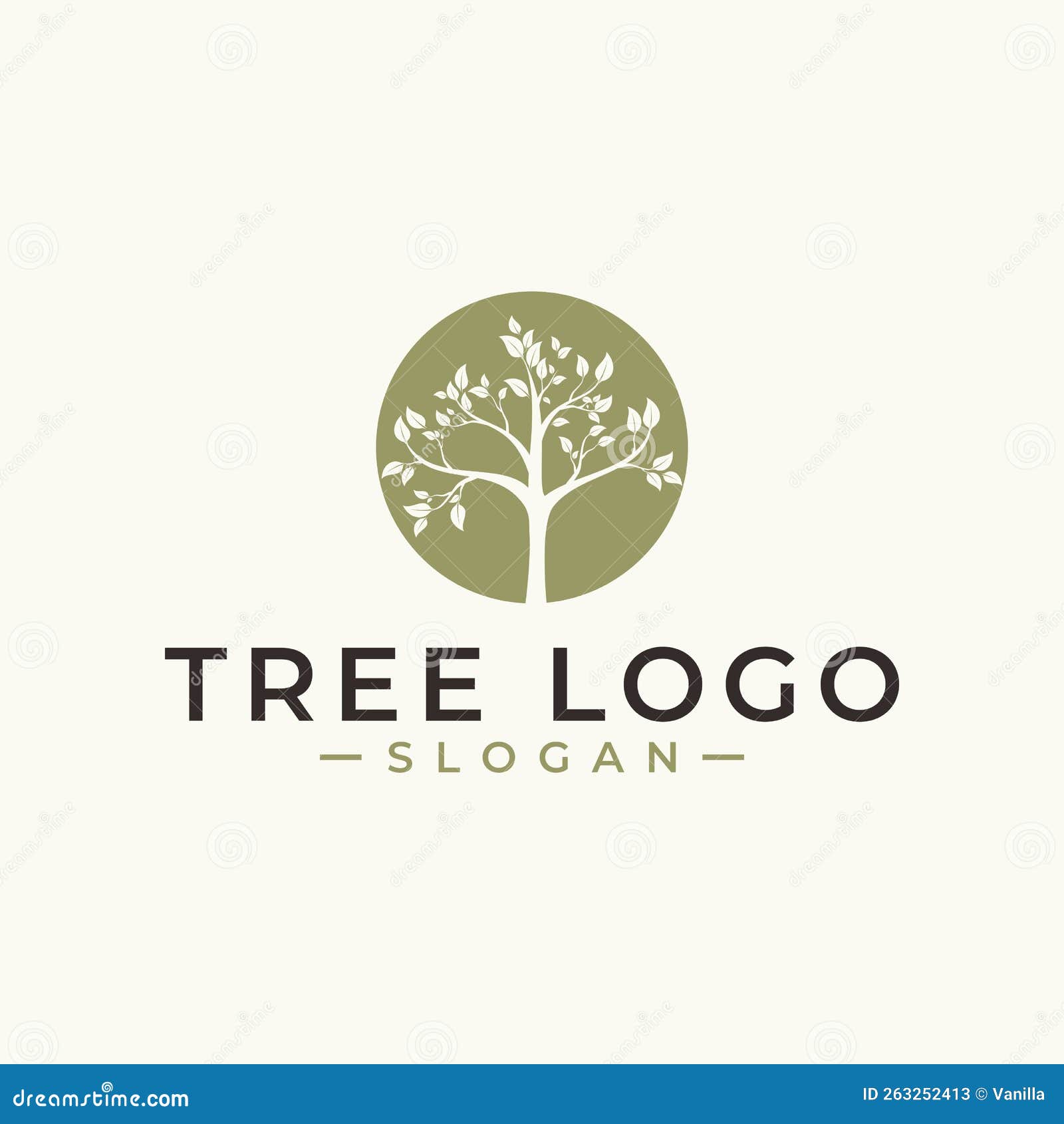 Tree logo vector stock vector. Illustration of nature - 263252413
