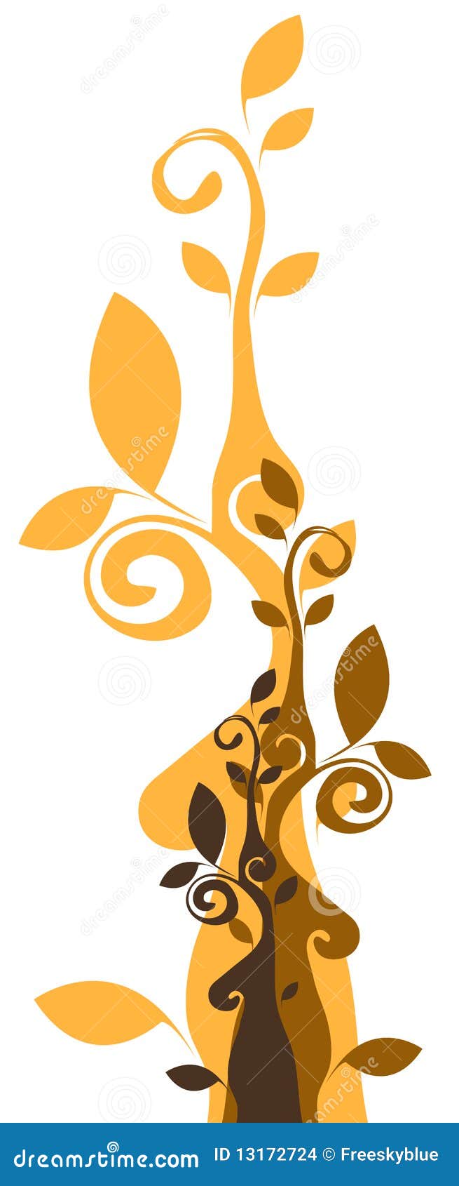 Tree,vines stock illustration. Illustration of background - 13172724