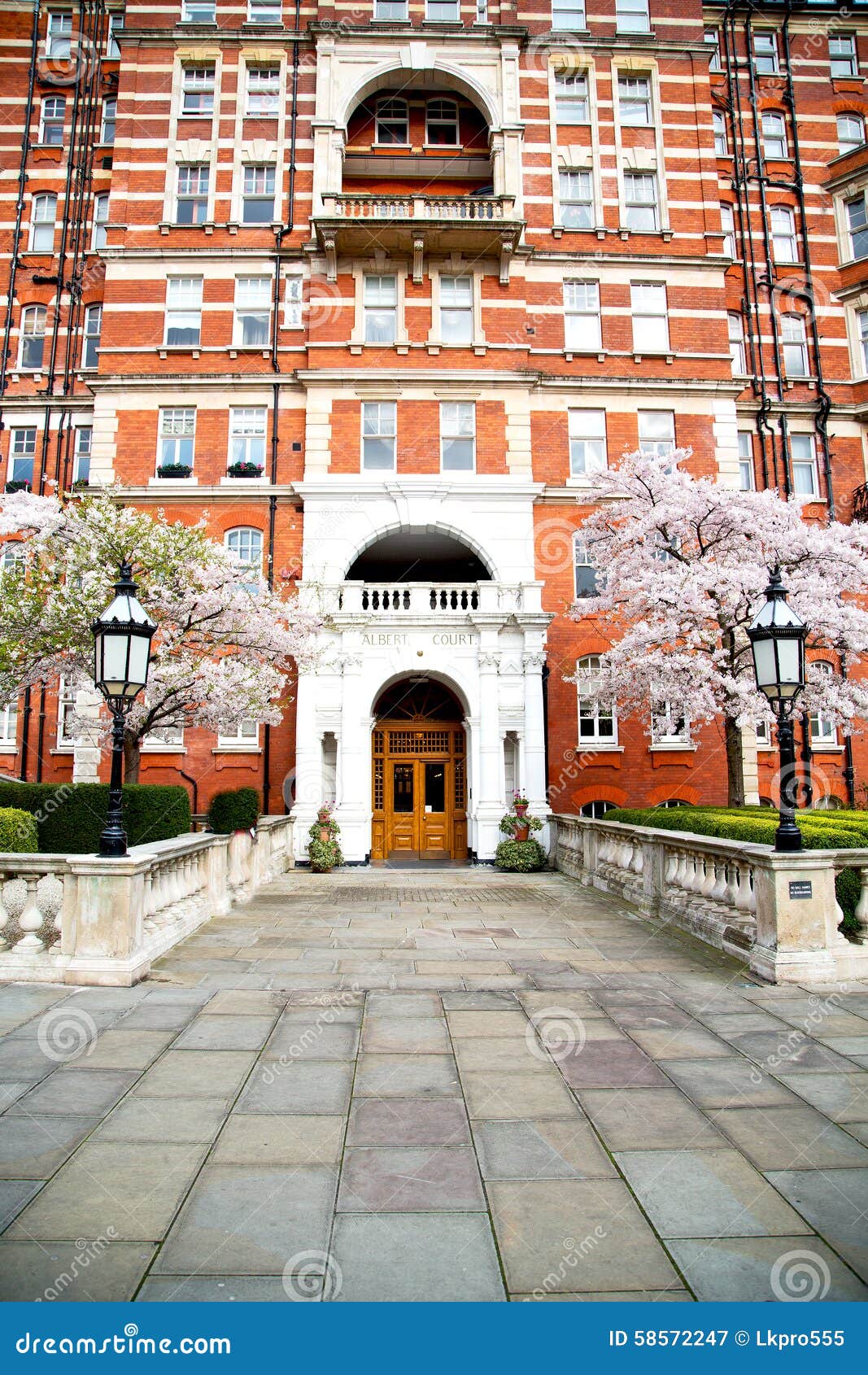 Tree Window in Europe London Red and Historical Stock Image - Image of ...