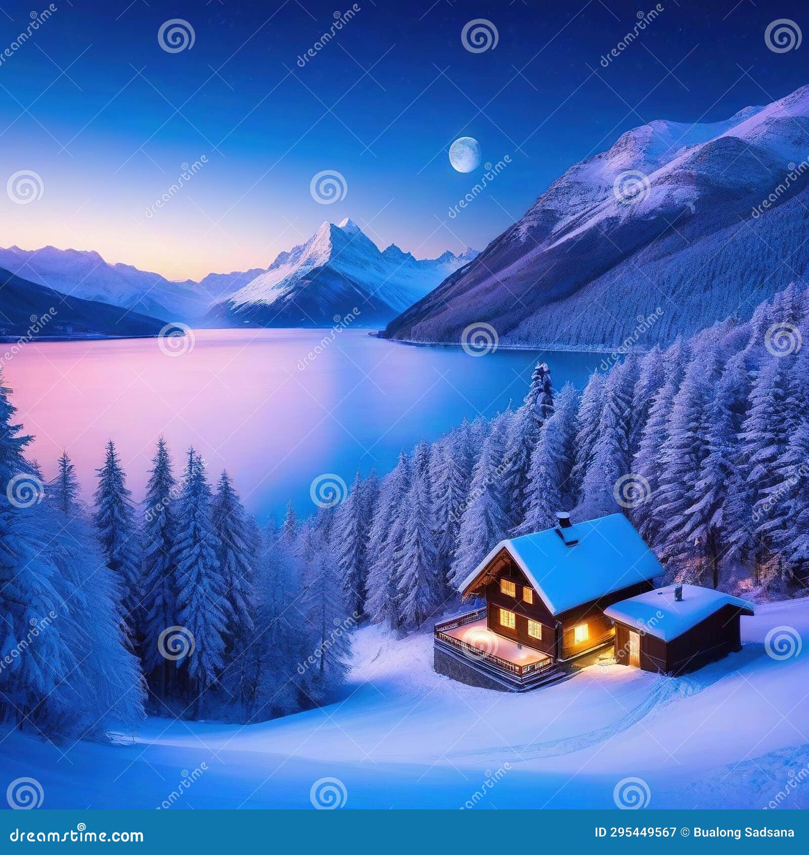 Tree of winter Technology stock illustration. Illustration of building ...