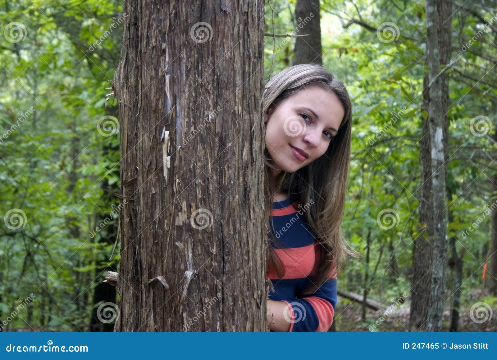 Tree Woman stock image. Image of teenager, girls, attractive - 247465