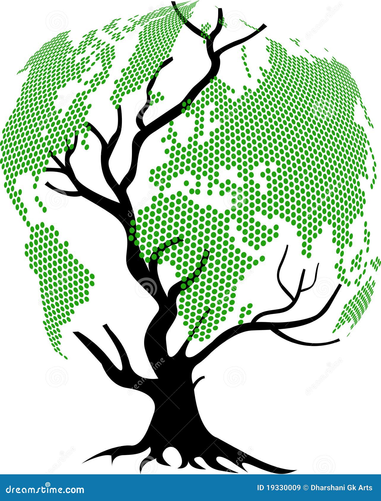 Tree world stock vector. Illustration of sphere, logo - 19330009