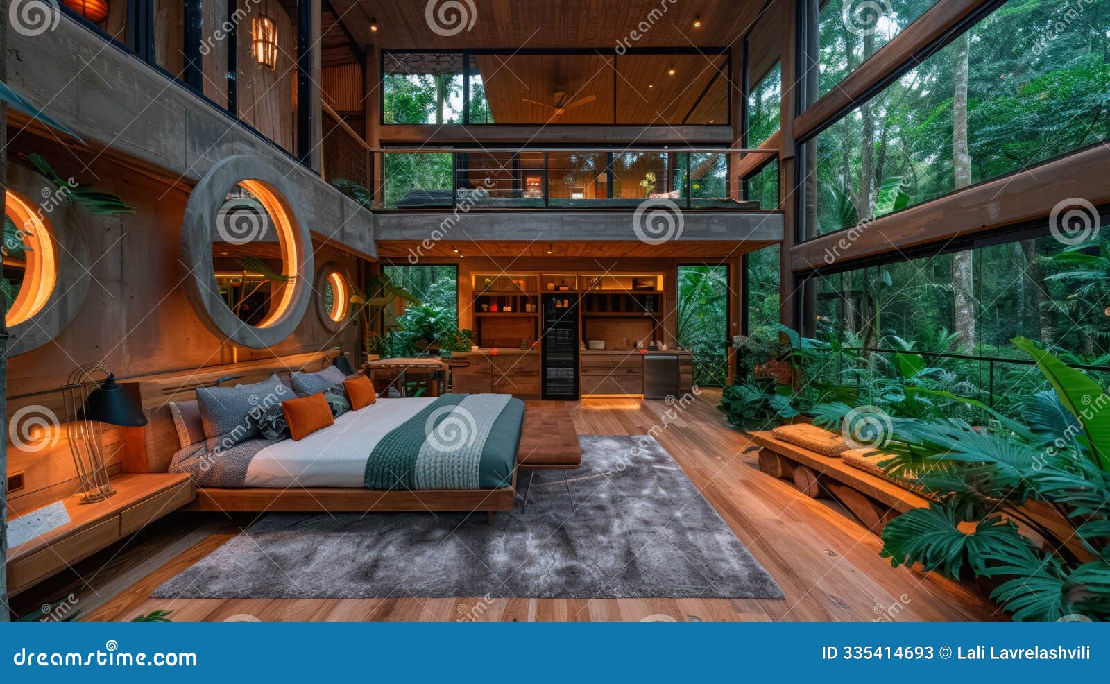 Treehouse-inspired Apartment in the Amazon Rainforest Stock ...