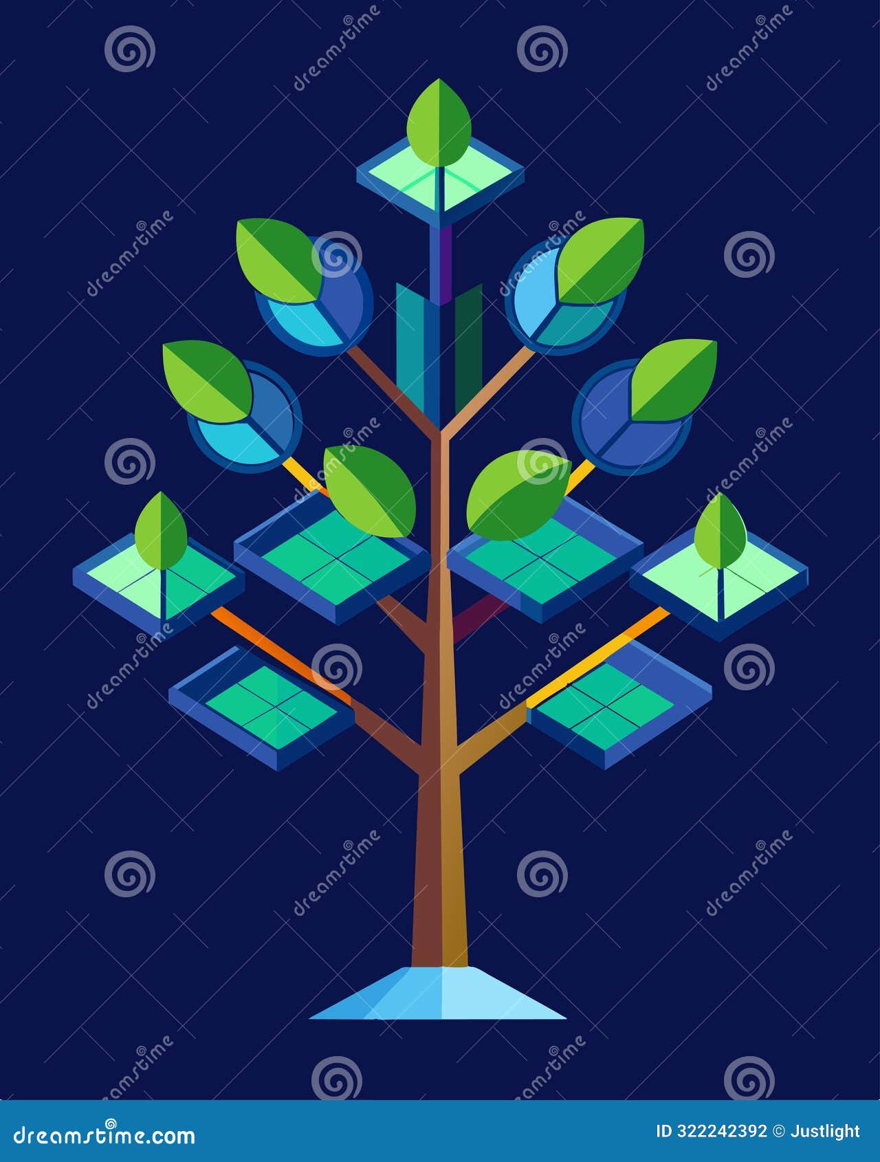 A Treelike Structure with Leaves Made of Solar Panels that Light Up at ...