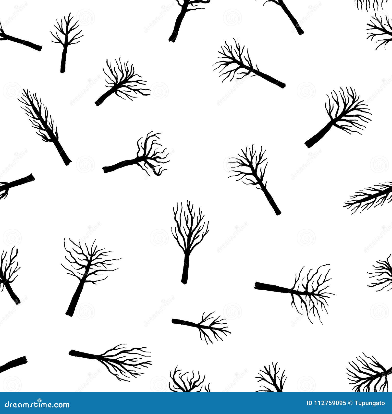 Trees background stock vector. Illustration of cute - 112759095