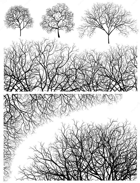 Trees design elements stock vector. Illustration of isolated - 29556689