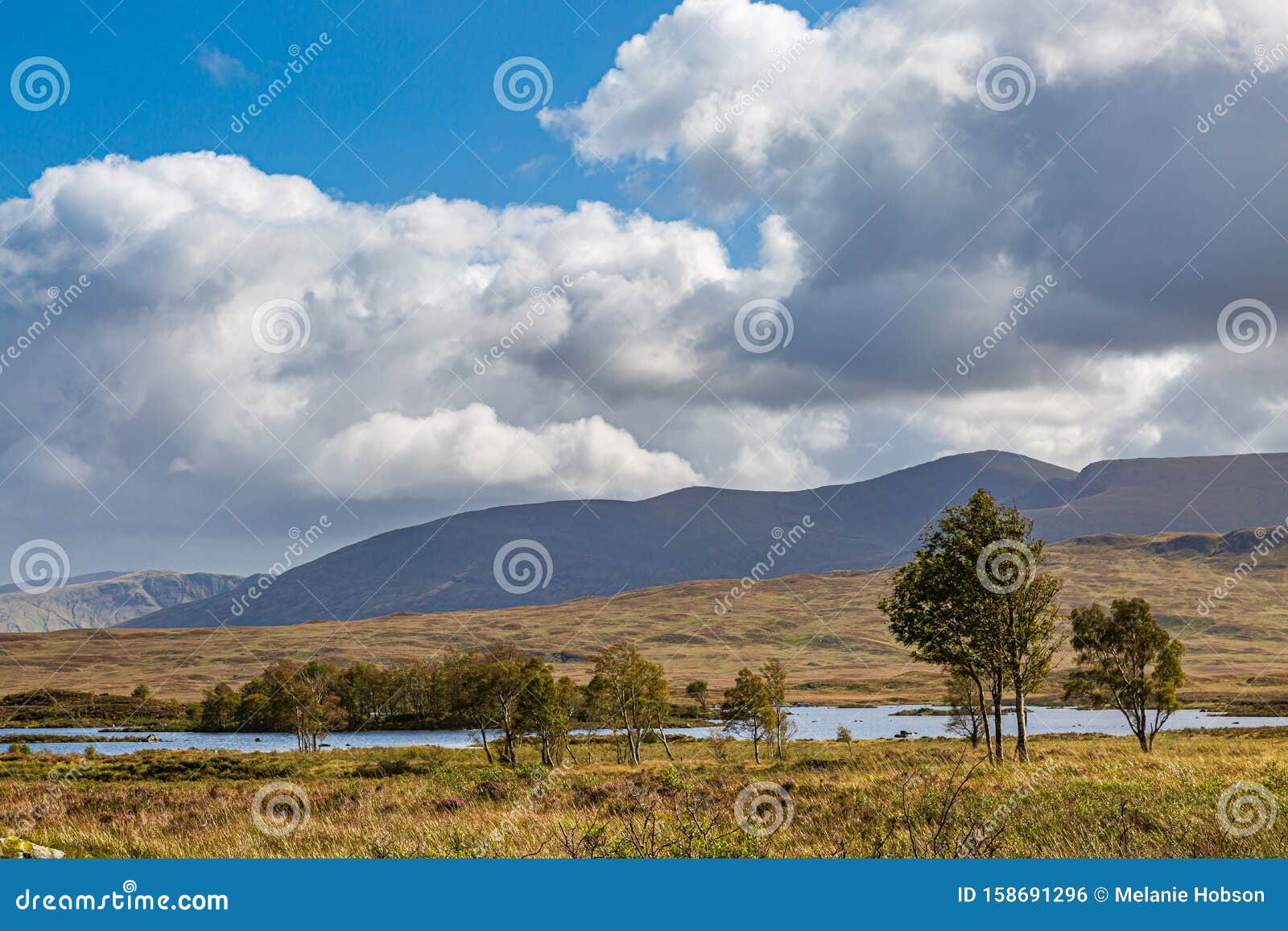 Loch Ba stock photo. Image of outdoors, landscape, argyll - 158691296