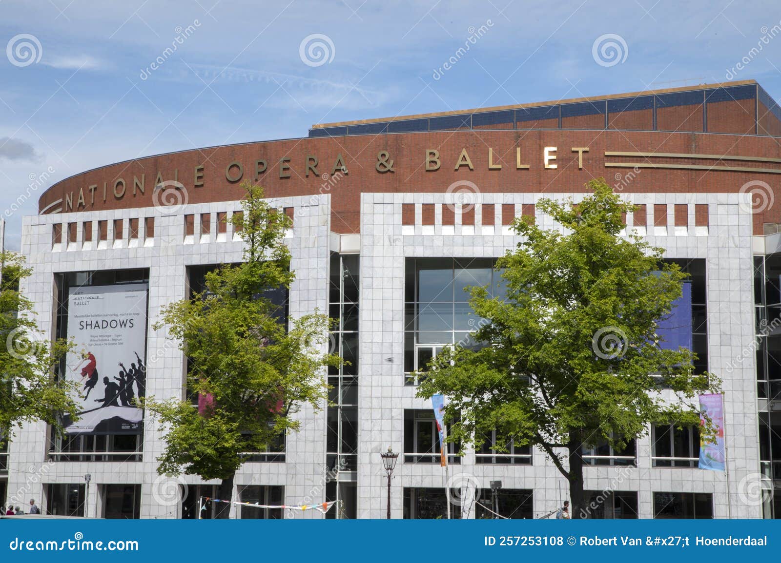 Trees in Front of the Stopera Building at Amsterdam the Netherlands 28 ...