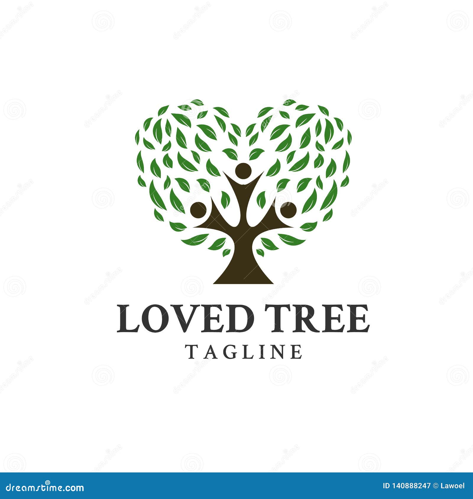 Two Trees In Love Looks Like Man And Woman, Tree Hug, Family Concept ...