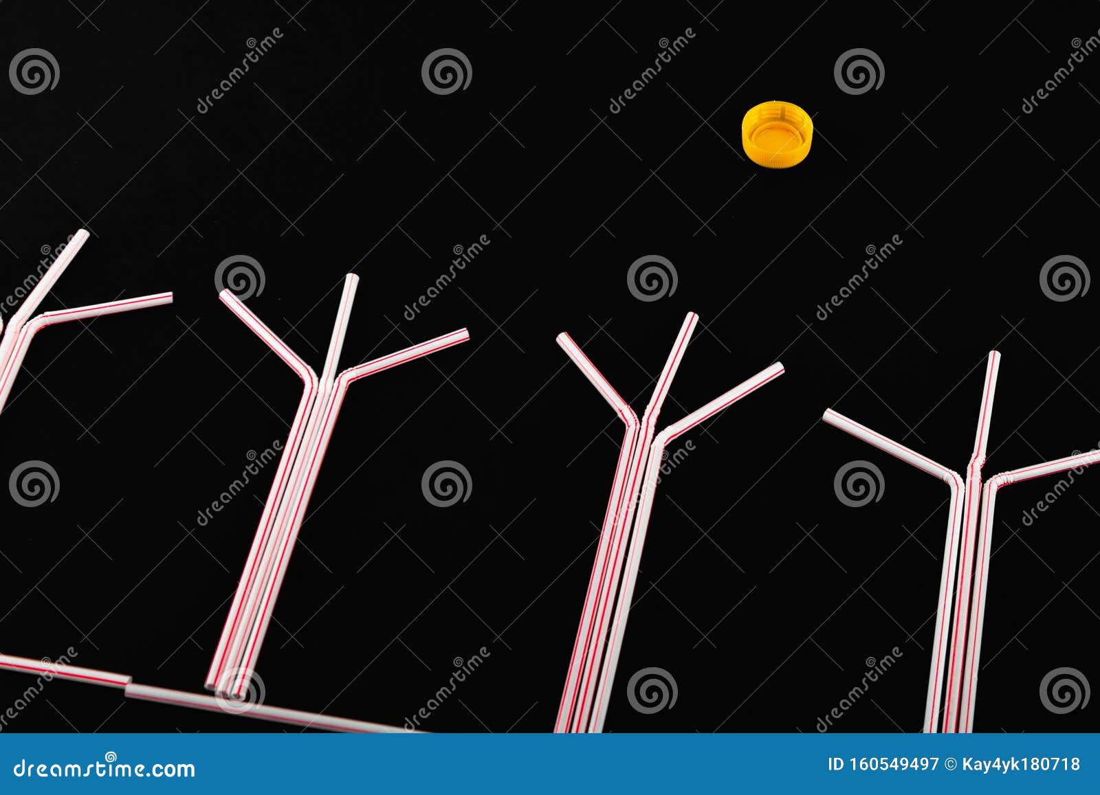 Trees Made of Plastic. Environmental Damage with Plastic. Plastic ...