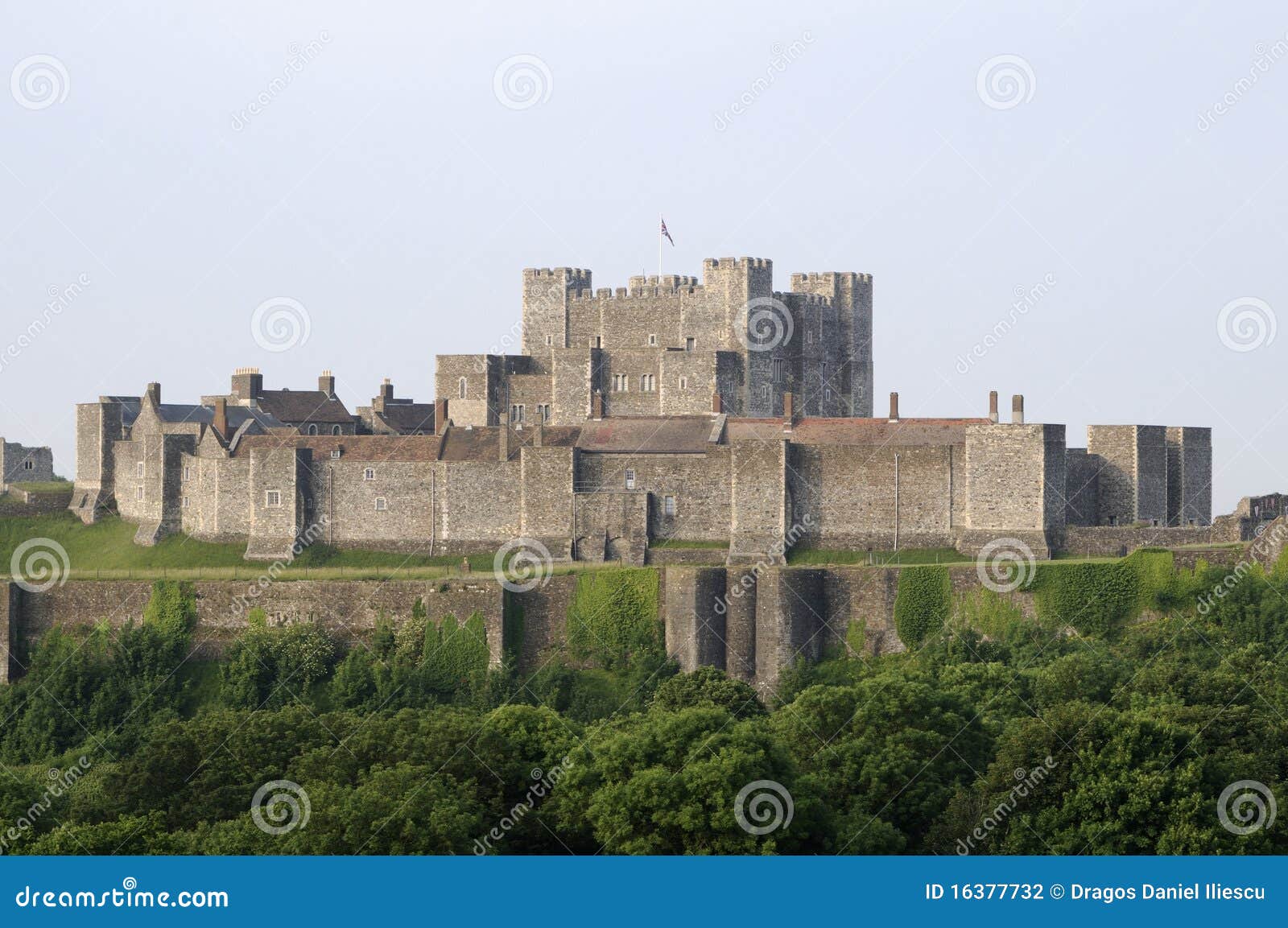 Trees near dover castle stock photo. Image of fortress - 16377732