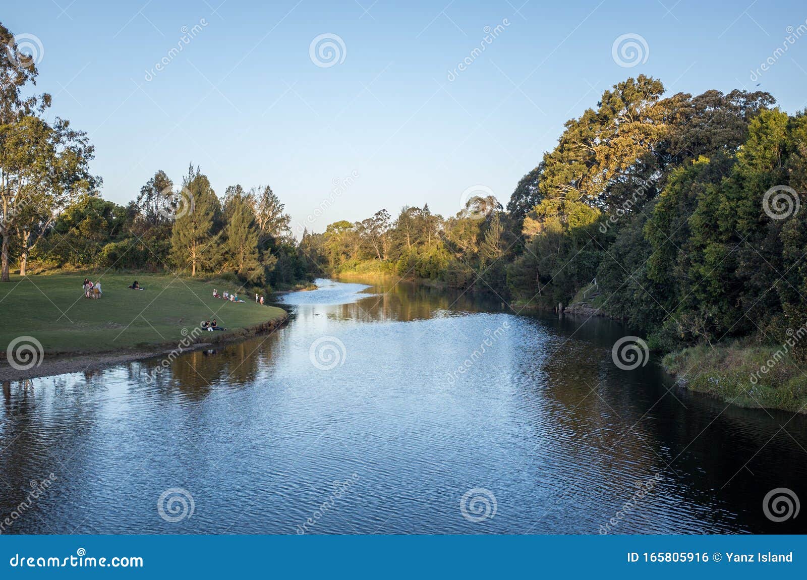 River by the park stock photo. Image of view, tropical - 165805916