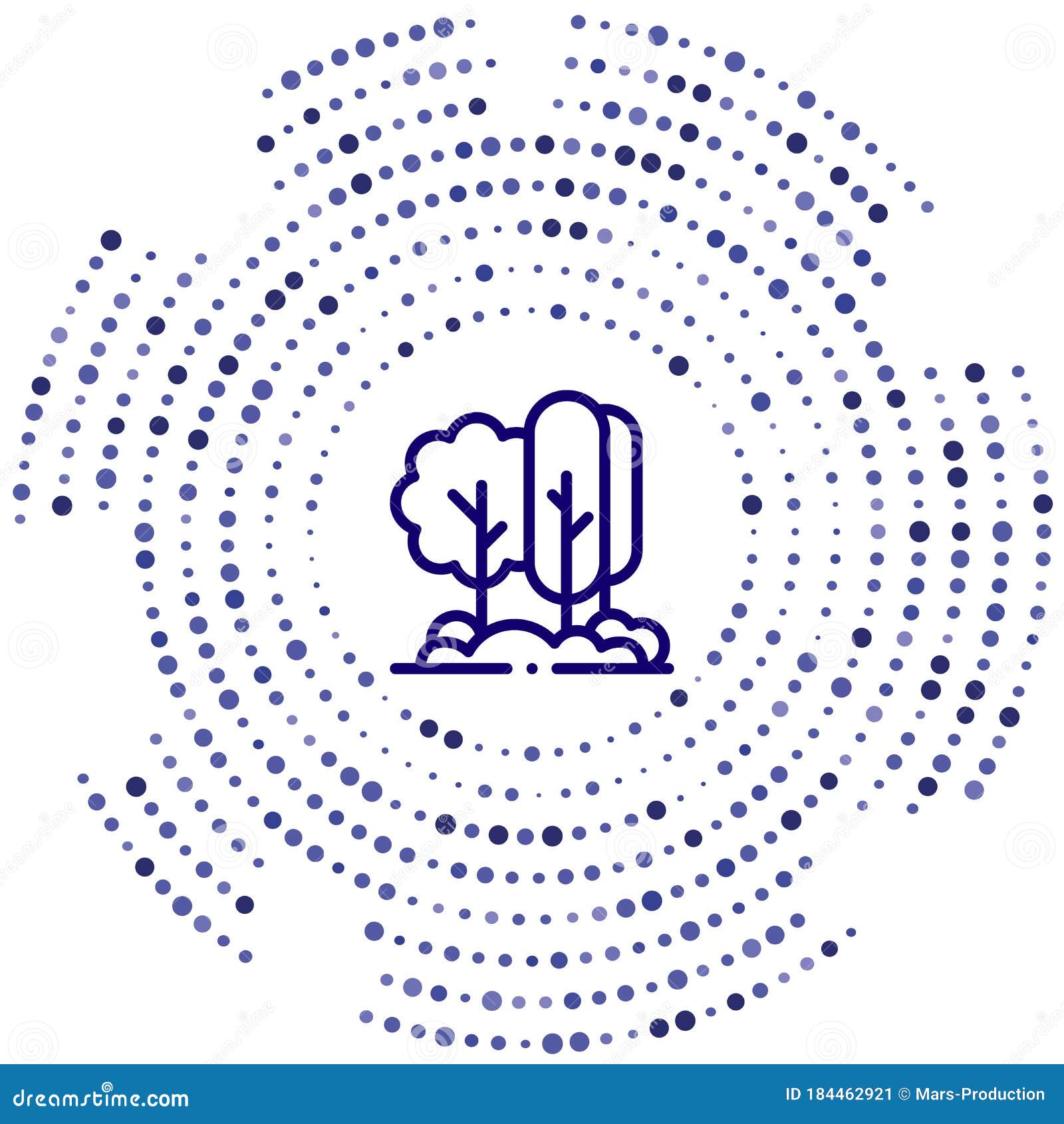 Trees Vector Icon. Trees Editable Stroke. Trees Linear Symbol for Use ...