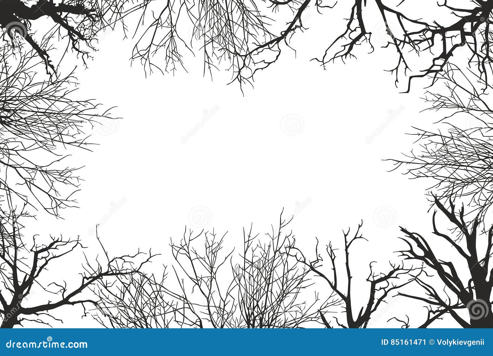 Trees view from below stock vector. Illustration of vector - 85161471