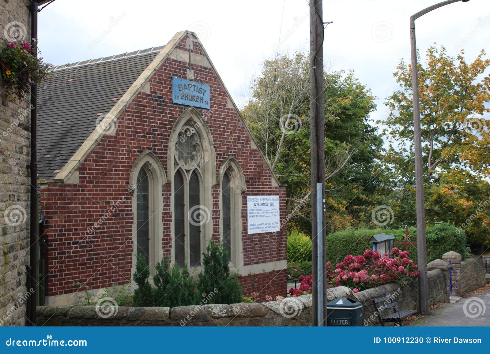 Treeton Baptist church stock photo. Image of baptist - 100912230