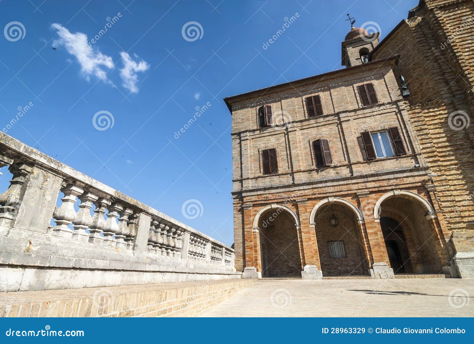 Treia (Marches, Italy) stock image. Image of city, color - 28963329