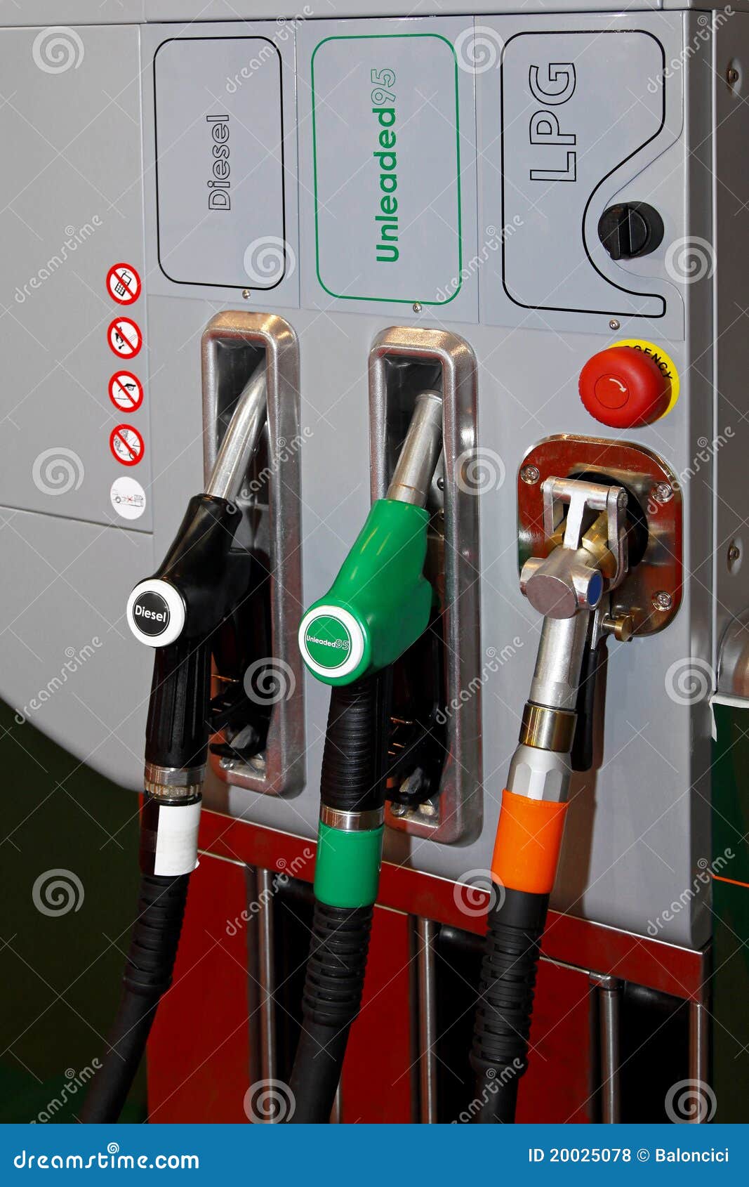 Treibstoff und Gas stockfoto. Bild von kraftstoff, düse - 20025078