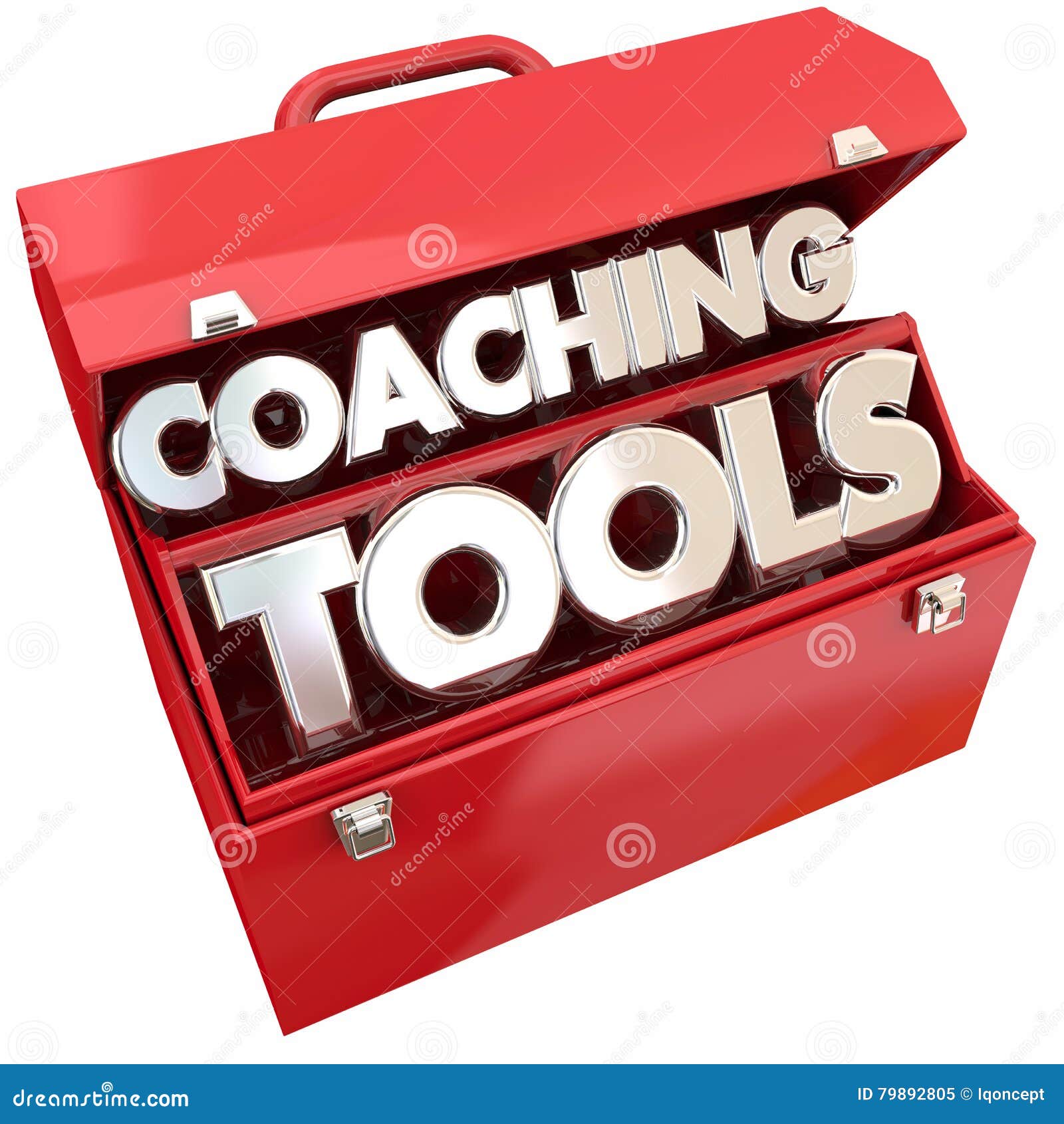 Treinando Ferramentas Team Building Leadership Toolbox Ilustração Stock ...