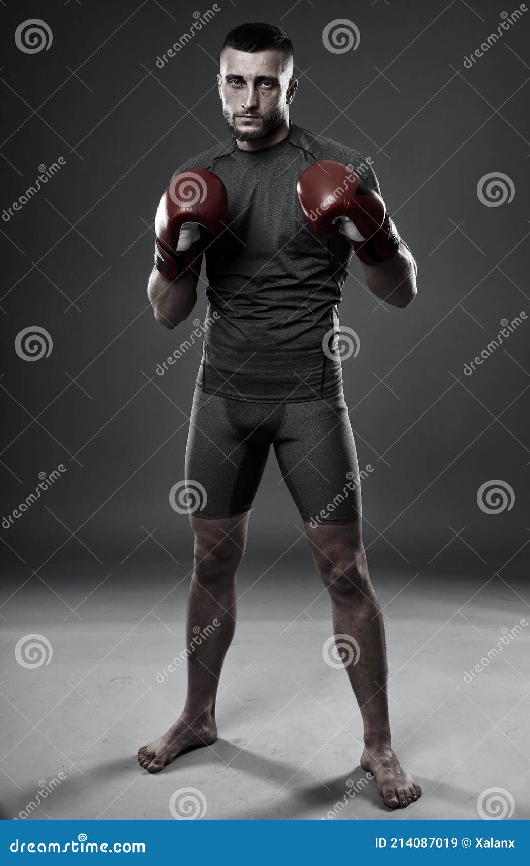 Treino de combate mma imagem de stock. Imagem de ajuste - 214087019