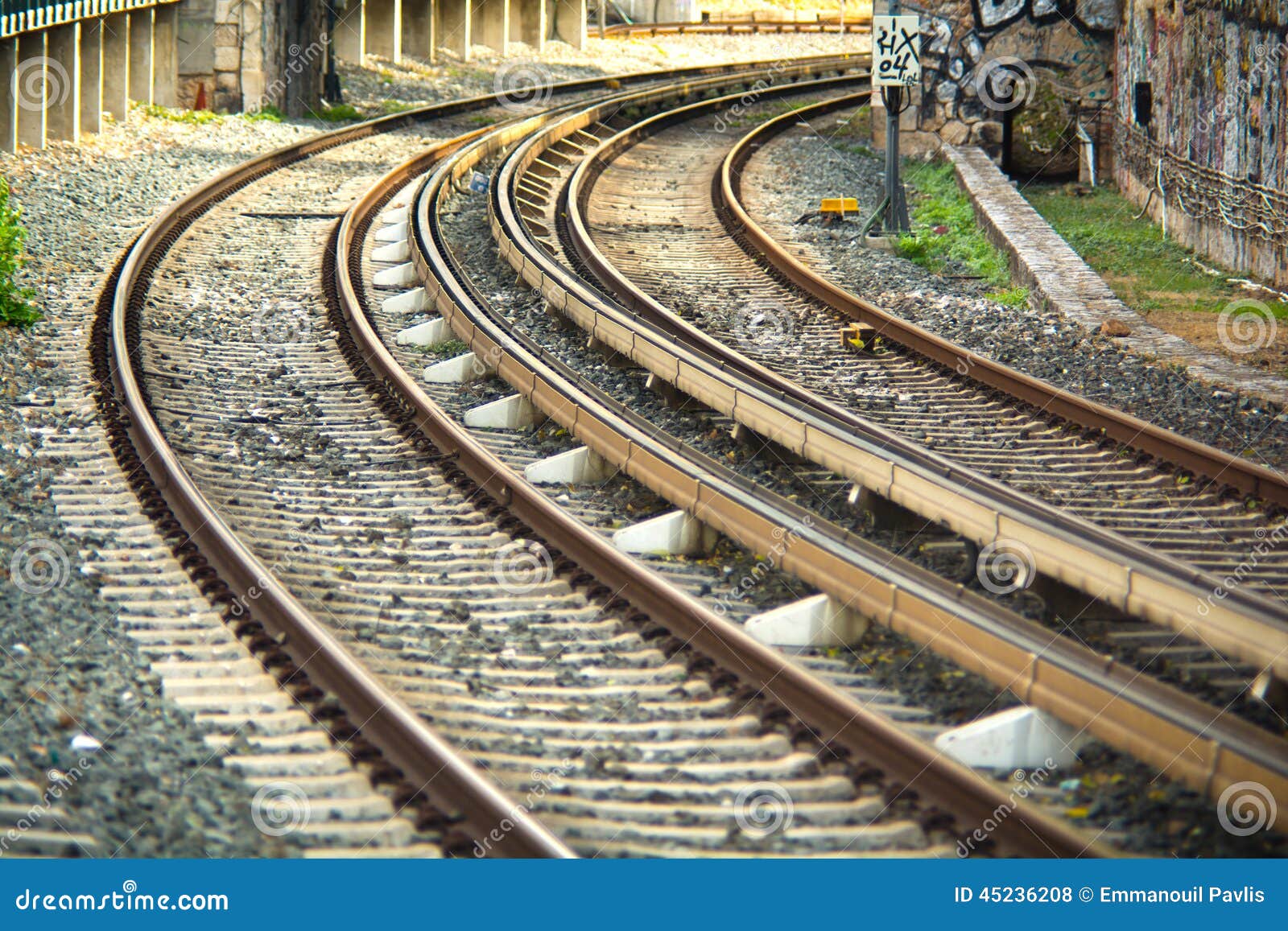 Treinsporen stock foto. Image of energie, motor, industrie - 45236208