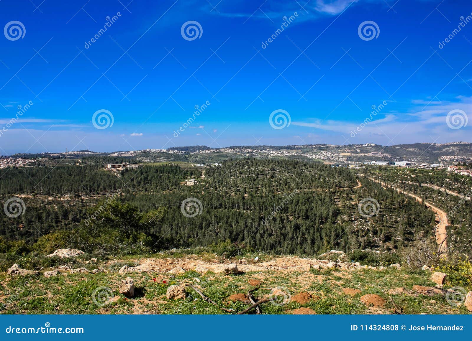 Trek in Israel stock photo. Image of middle, land, jerusalem - 114324808