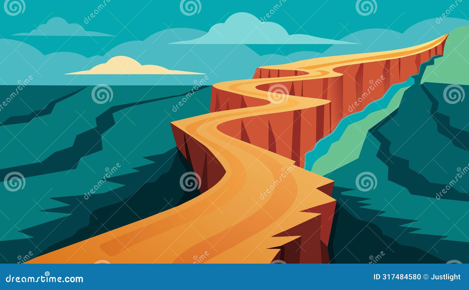 The Trek Is Not Without Its Dangers With Narrow Ledges And Treacherous ...