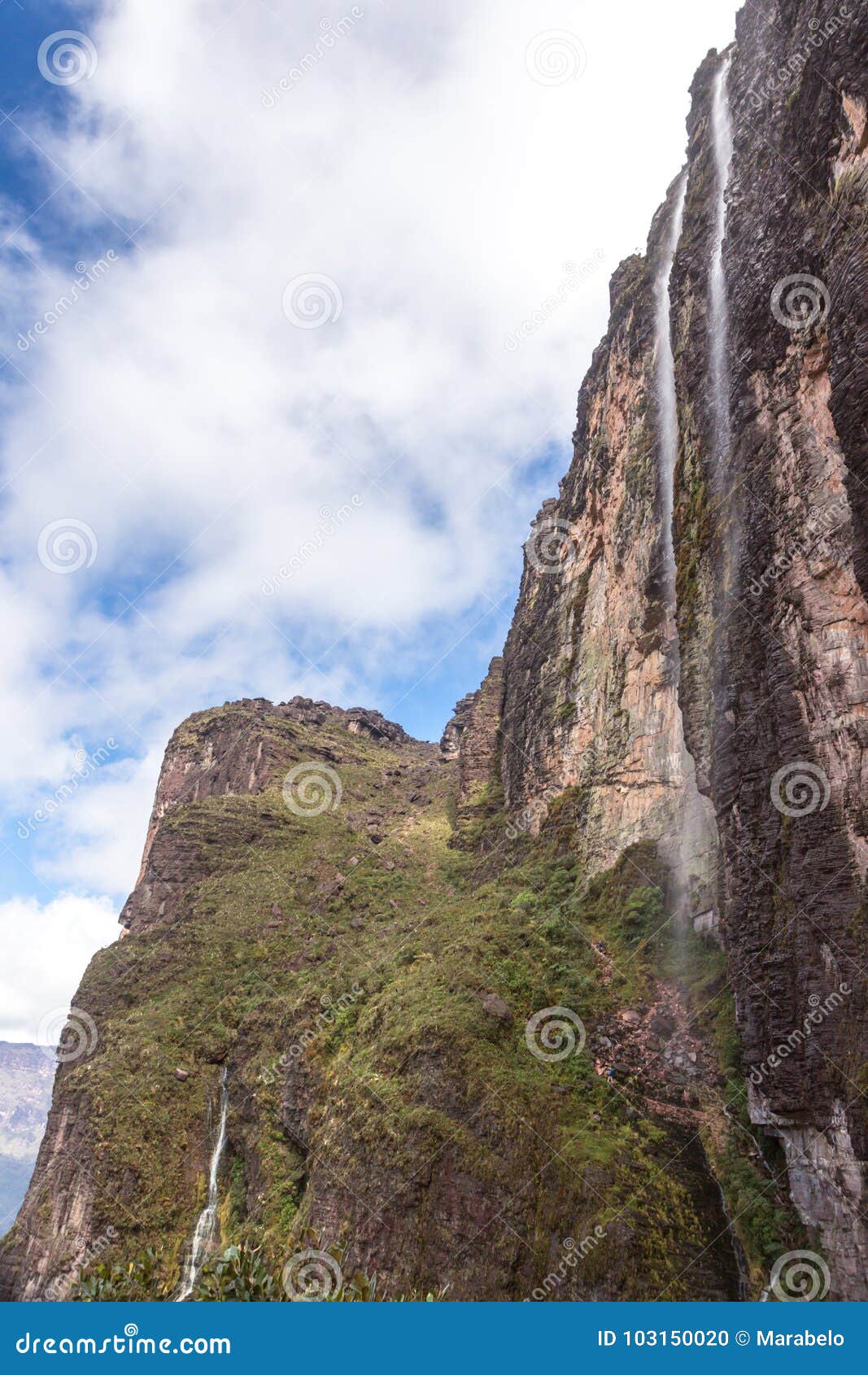 Trekking Mount Roraima stock photo. Image of cloud, climb - 103150020