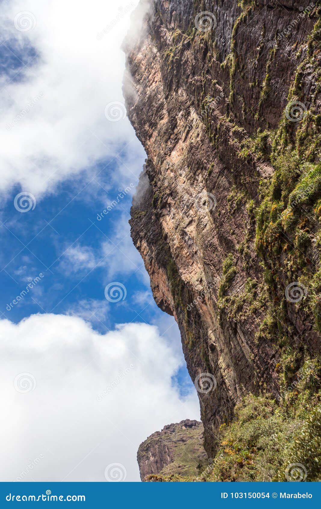 Trekking Mount Roraima stock photo. Image of colorful - 103150054