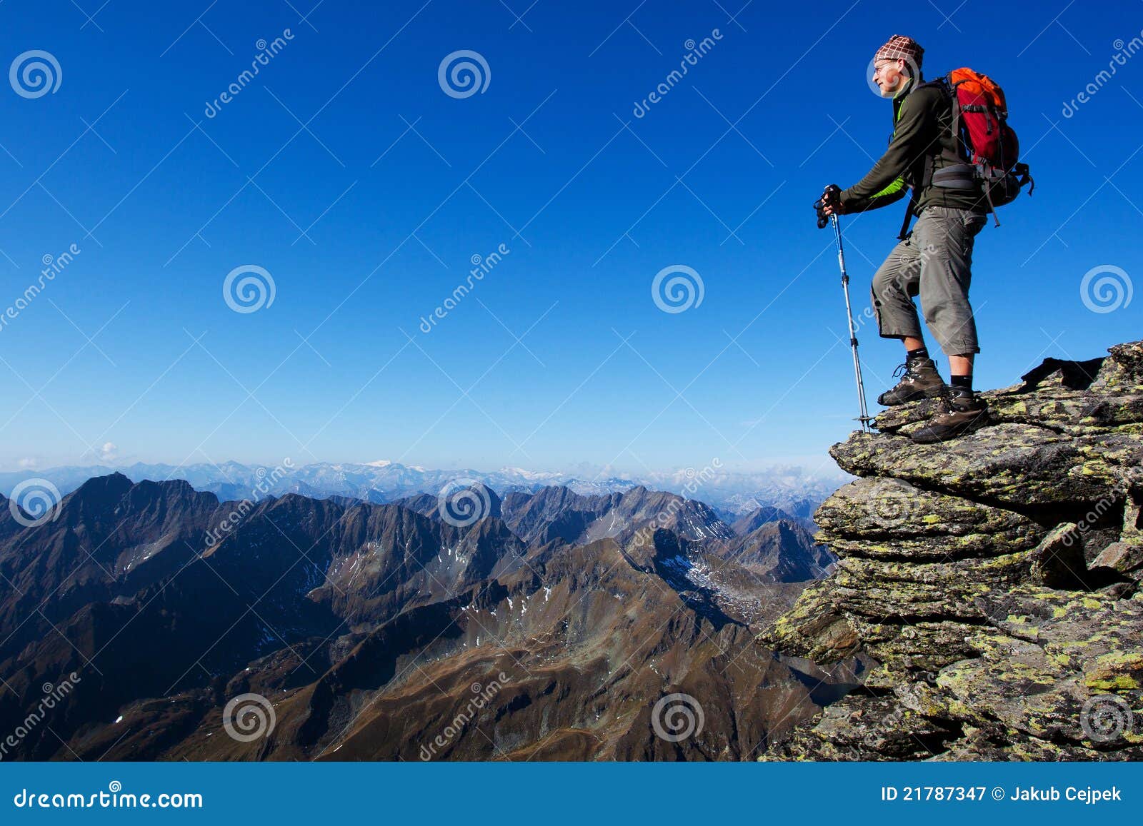 Trekking in the nature stock image. Image of hiking, peace - 21787347