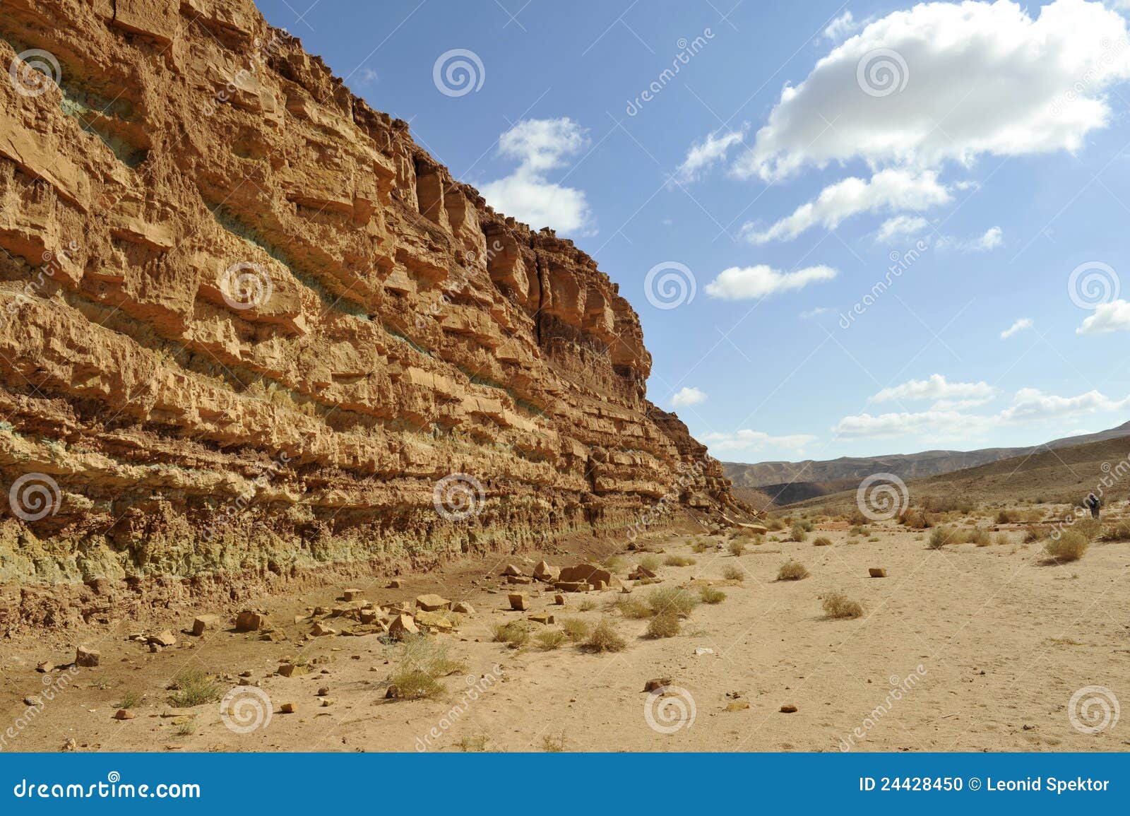 Trekking in Negev desert. stock photo. Image of path - 24428450
