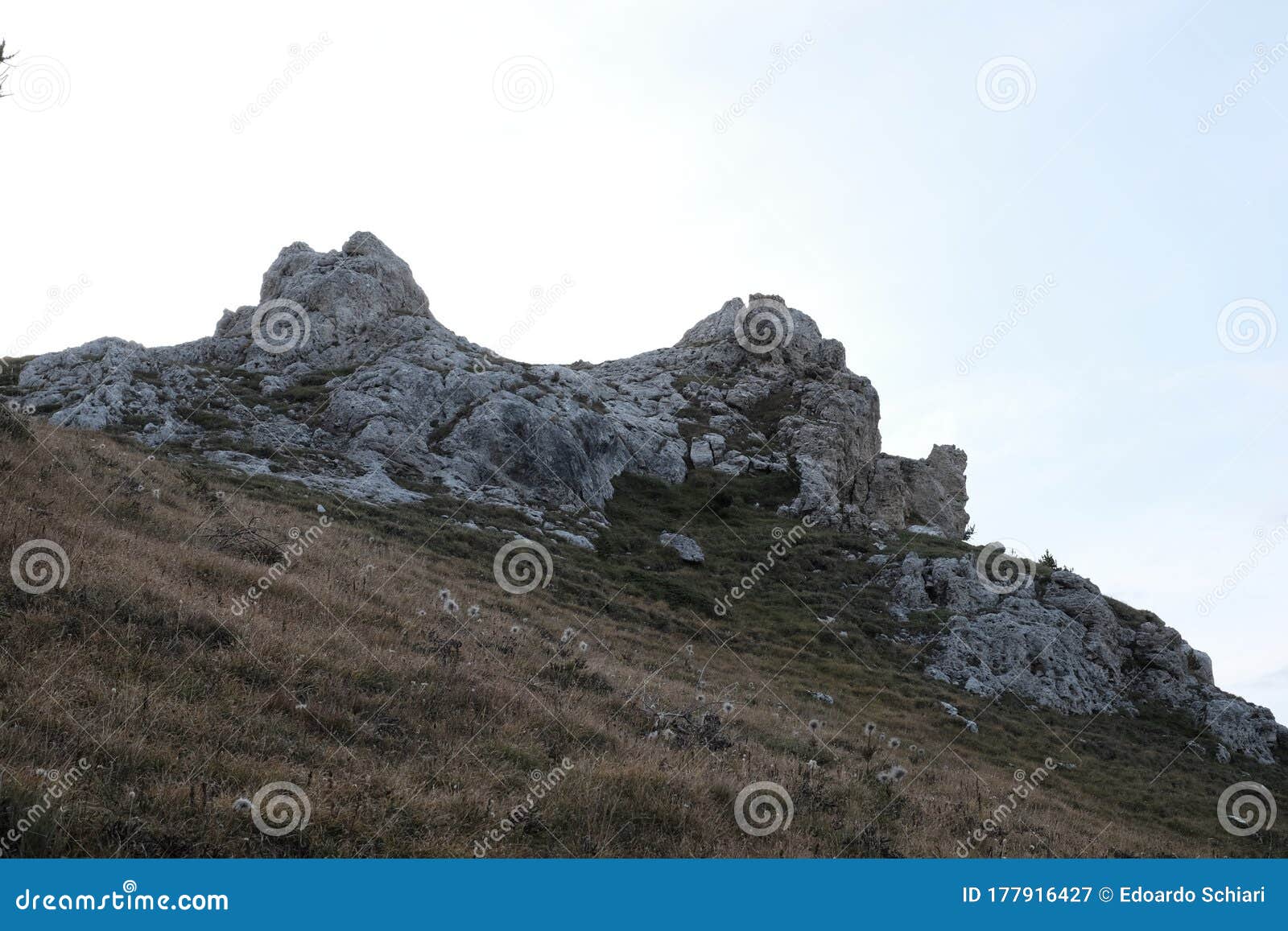 Trekking on the Rocciamelone Stock Image - Image of autumn, colorful ...