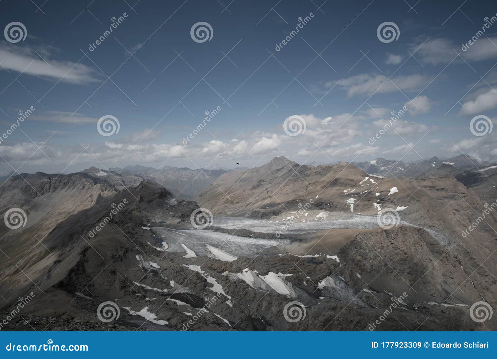 Trekking on the Rocciamelone Stock Image - Image of climbing, blue ...