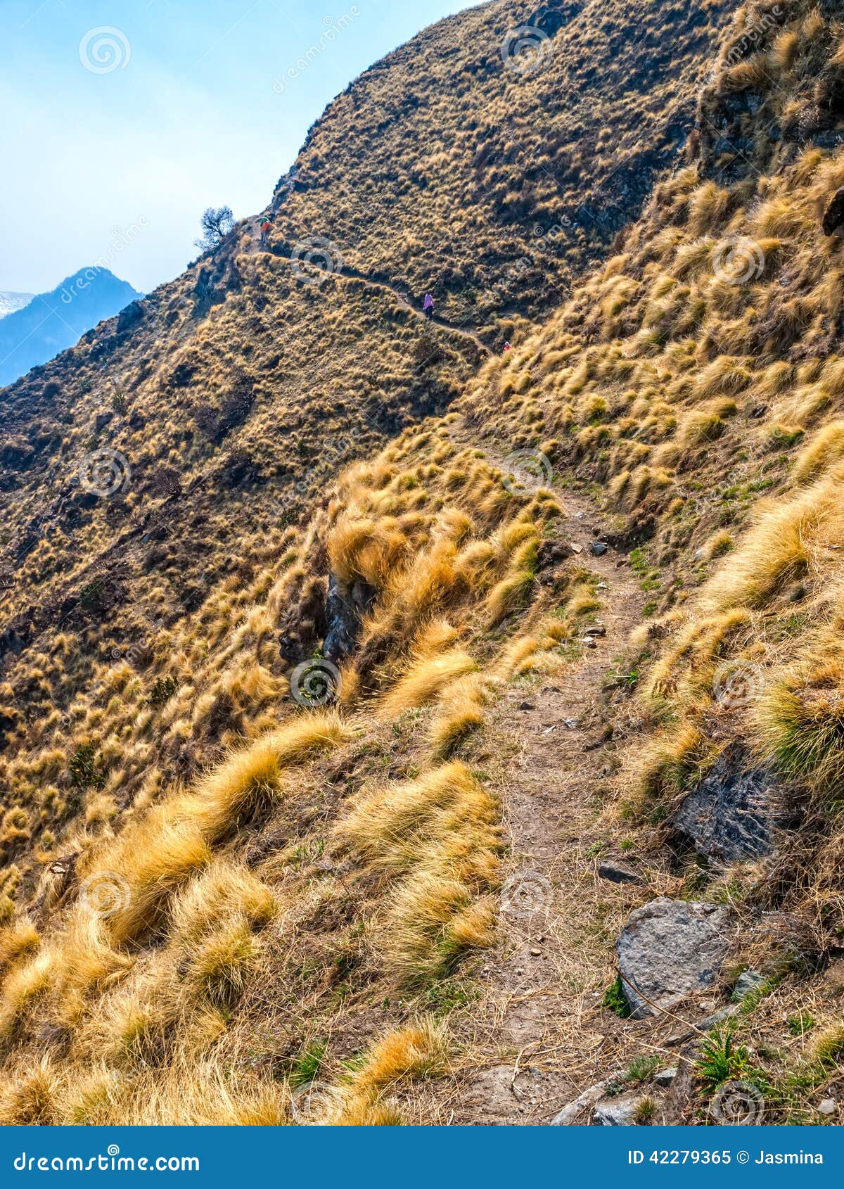 Trekking Trails in Himalaya Stock Image - Image of highness, nature ...